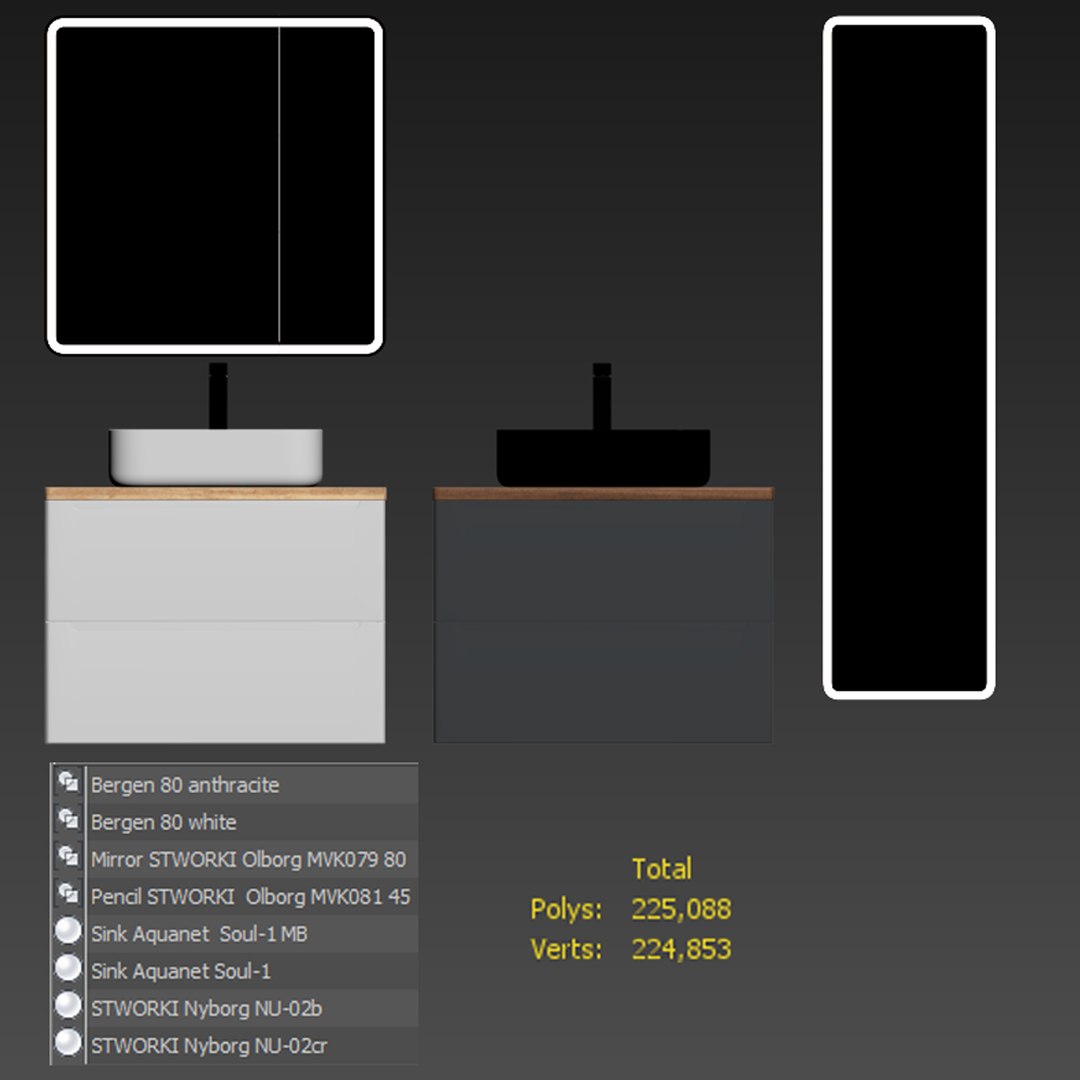 3D STWORKI Bergen 80 And Penal - TurboSquid 2192667