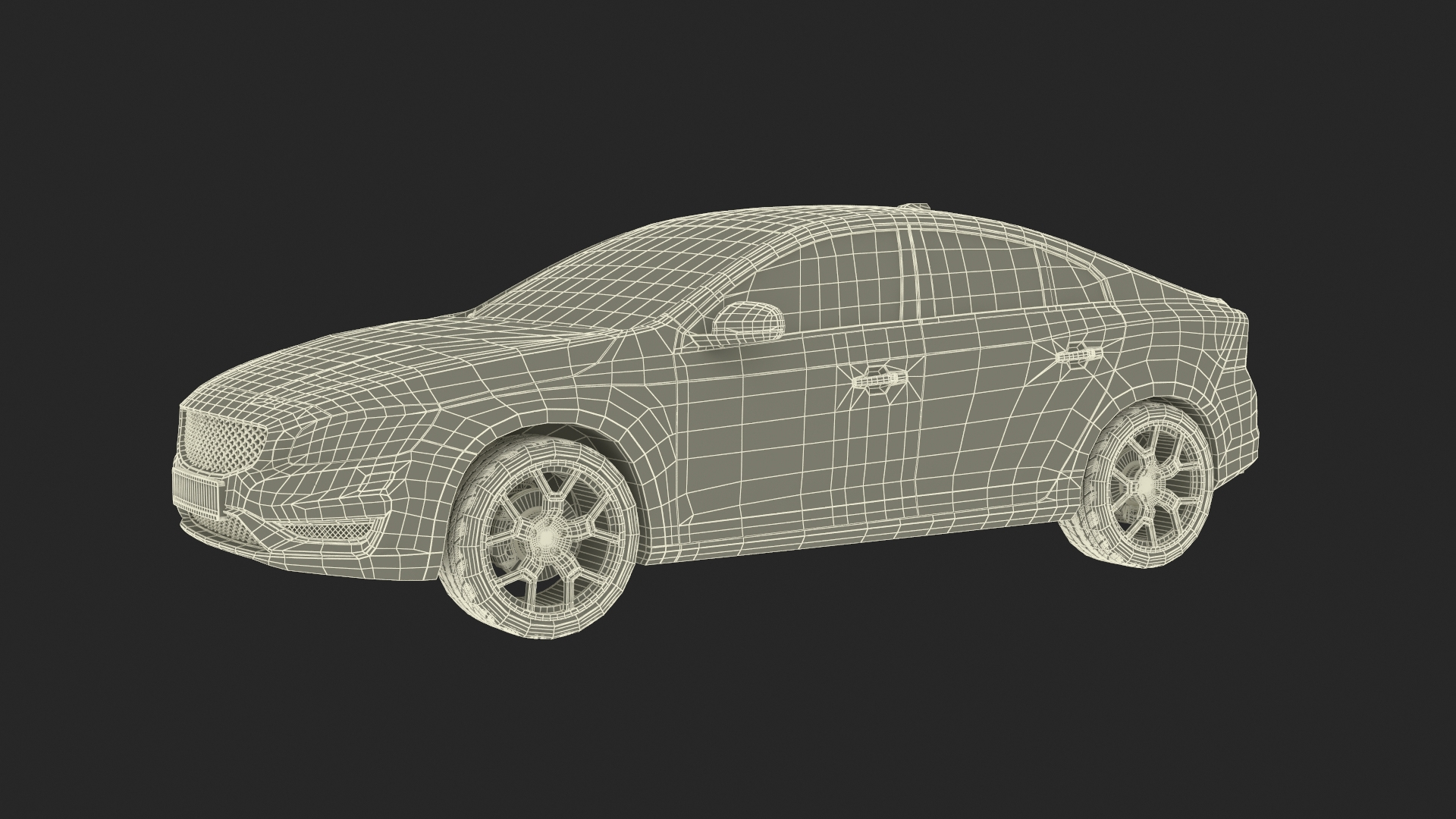 3D Executive Sedan Model - TurboSquid 2342342