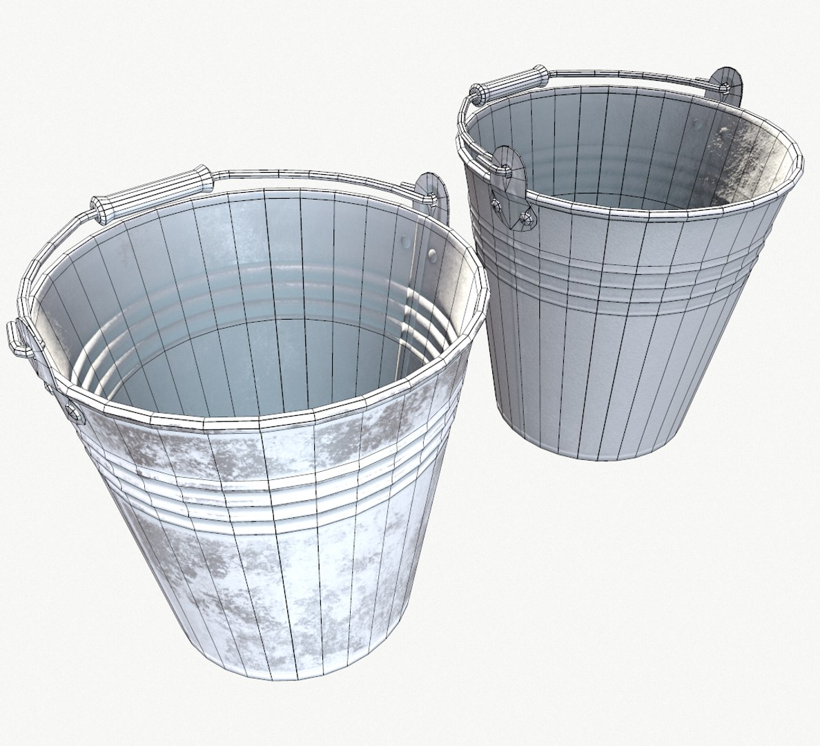 Pbr Old Bucket 3D Model - TurboSquid 1399262