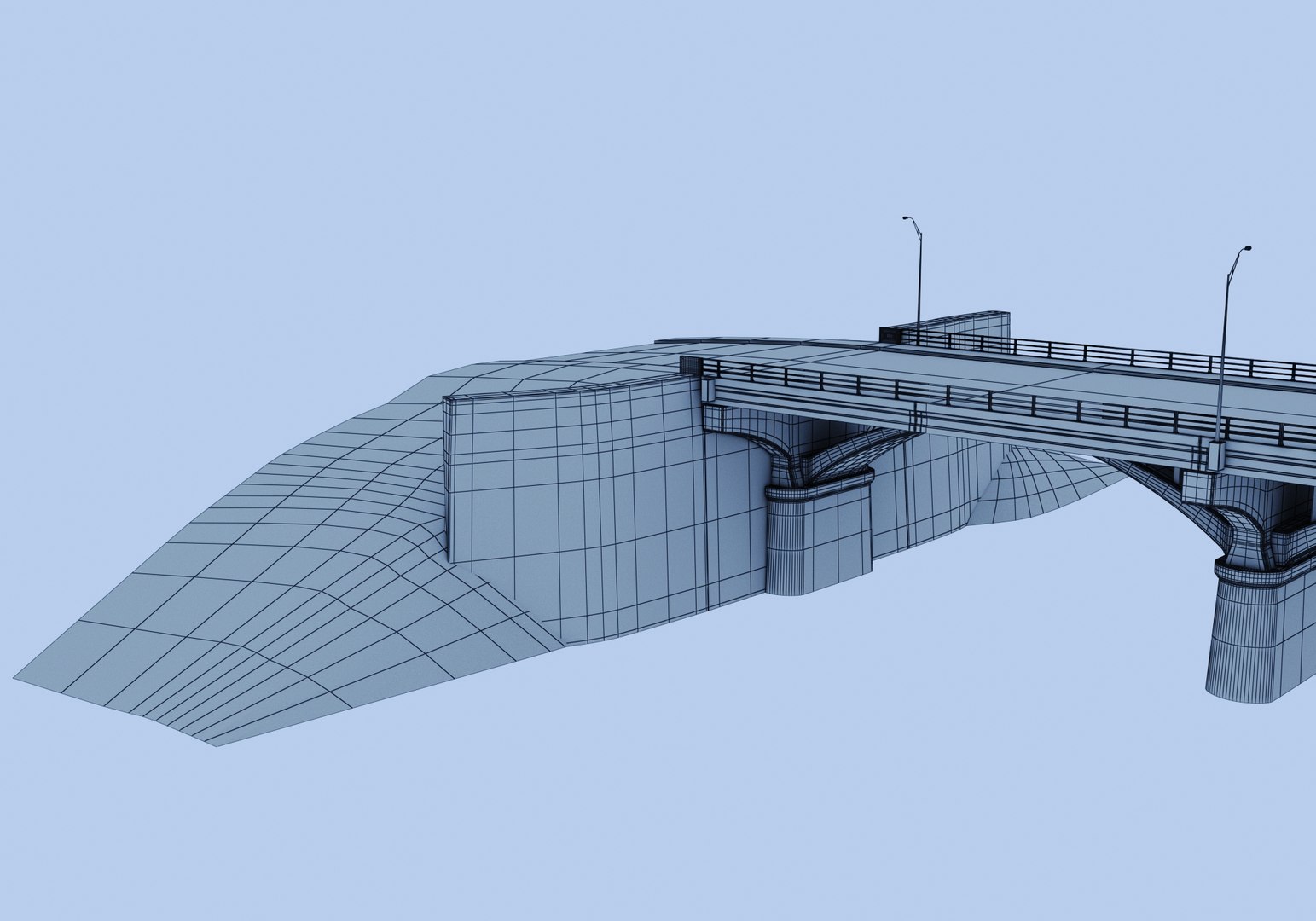 Bridge Model - TurboSquid 1844601