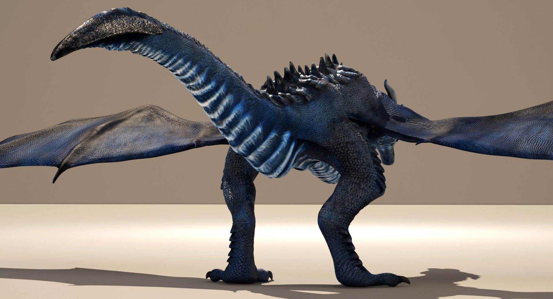 3D Rigged Dragon - TurboSquid 1380920
