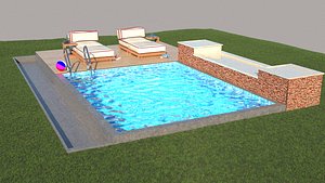 SketchUp Swimming-Pool Models | TurboSquid