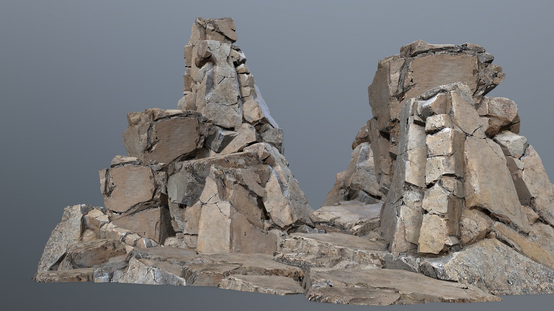 Desert Rocks Model - TurboSquid 2252924