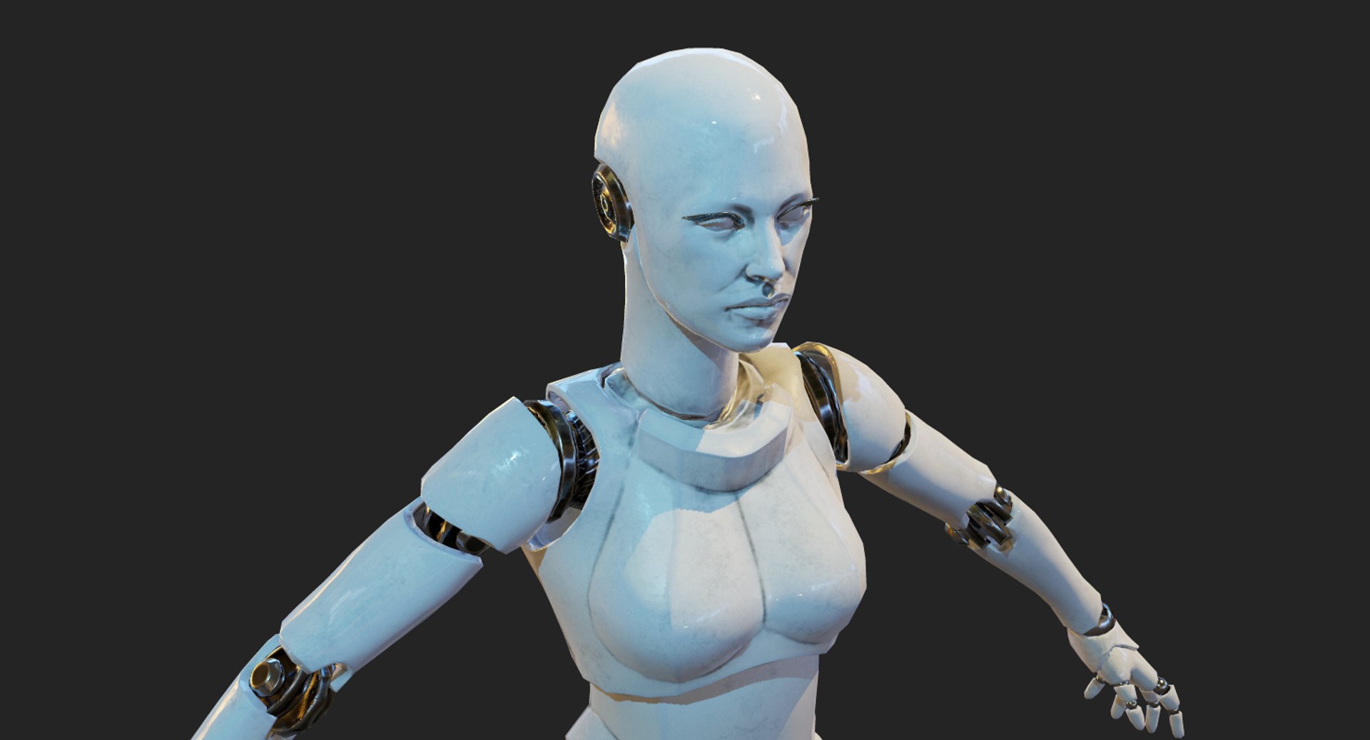 3D Real-time Robotic Girl Rig Model - TurboSquid 1217518