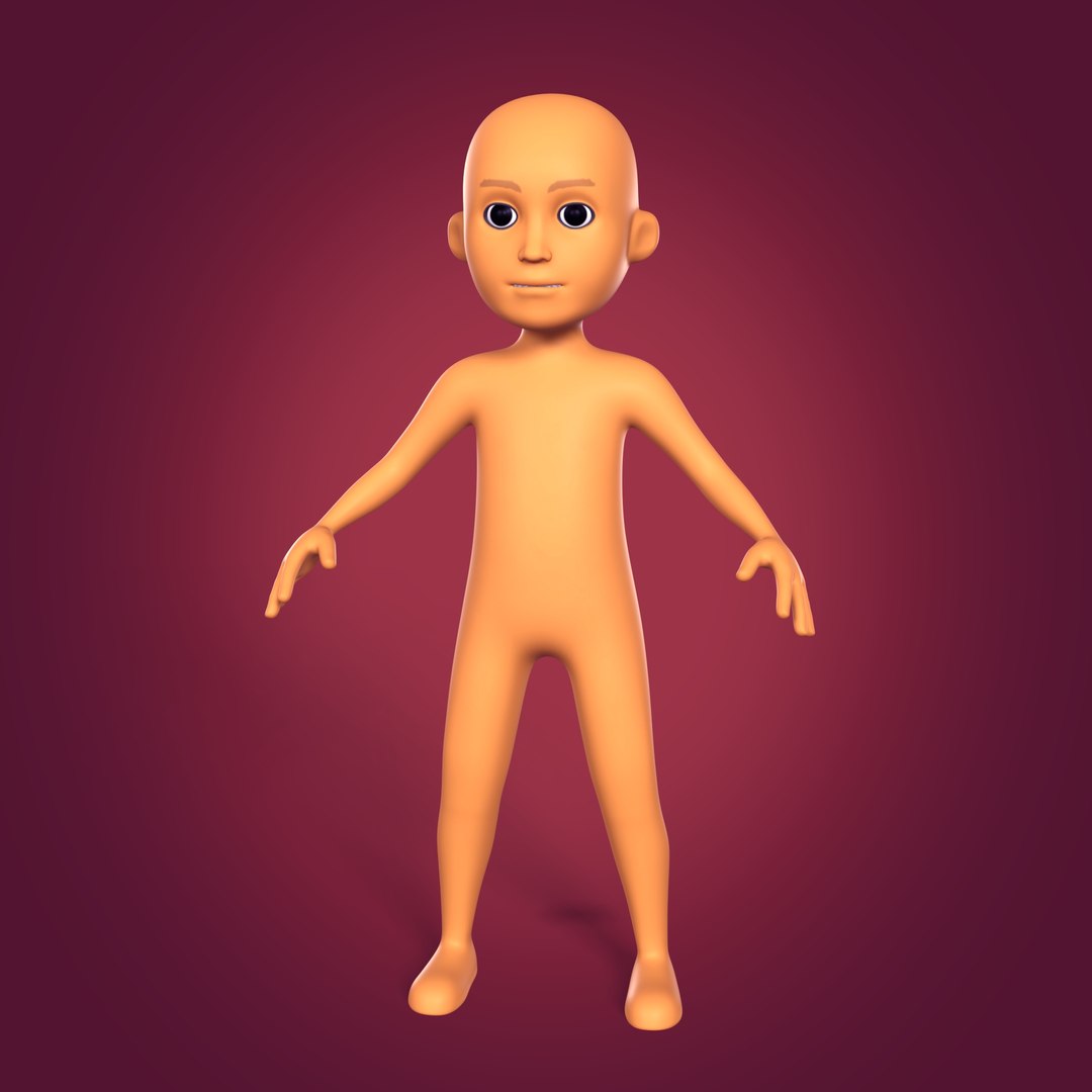 3D Cartoon Character Model - TurboSquid 2187934