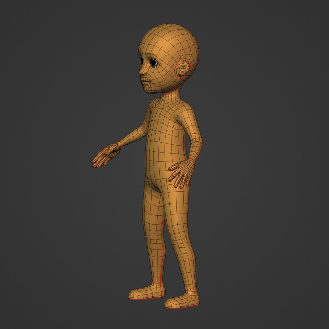3D Cartoon Character Model - TurboSquid 2187934