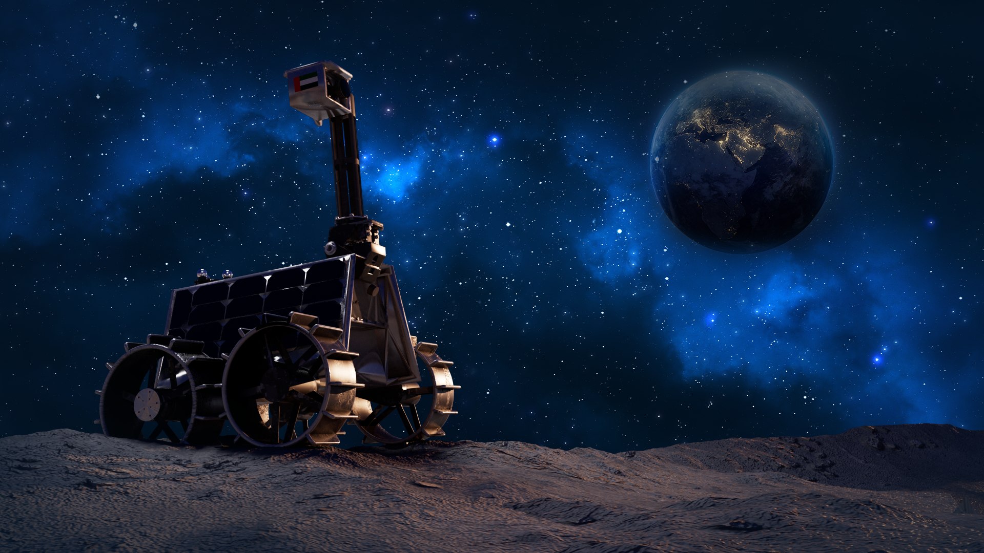 3D Emirates Lunar Mission Rashid Rover Model - TurboSquid 1974543