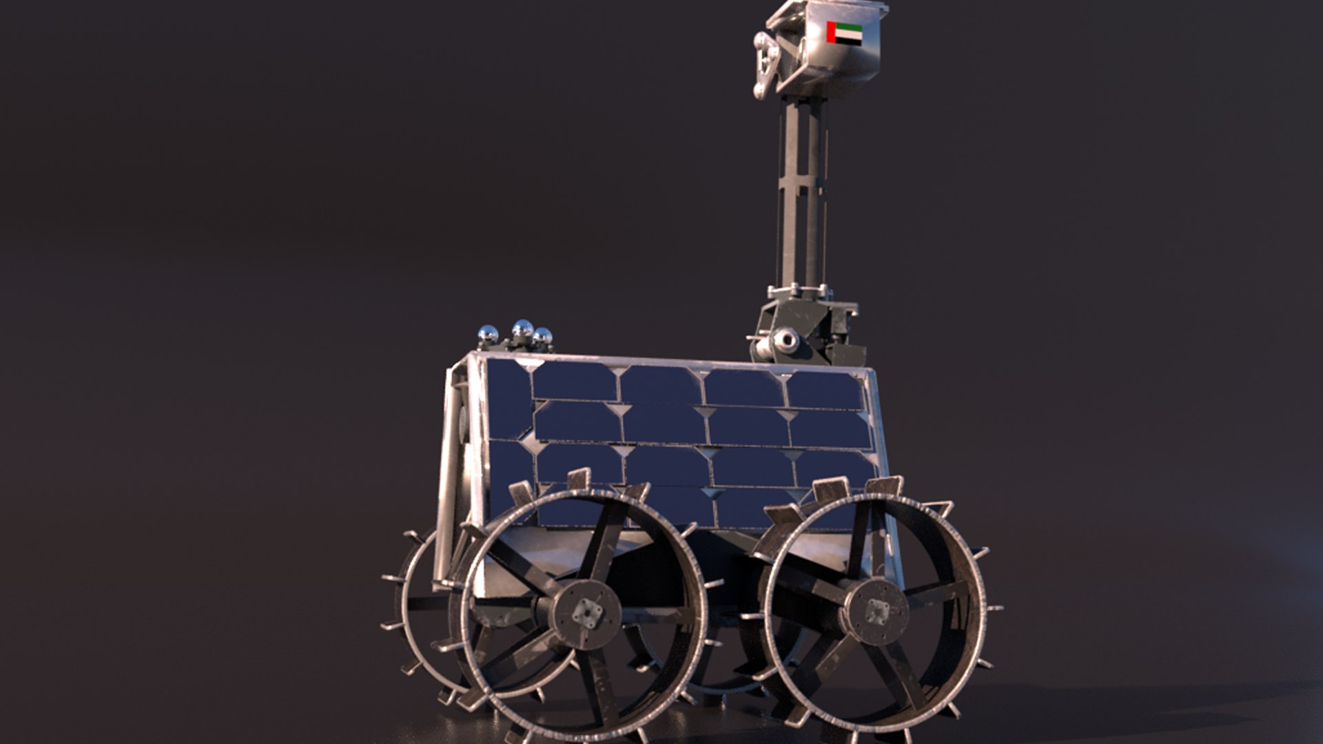 3D Emirates Lunar Mission Rashid Rover Model - TurboSquid 1974543
