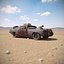 Post Apocalyptic Muscle Car 3d Max