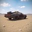Post Apocalyptic Muscle Car 3d Max