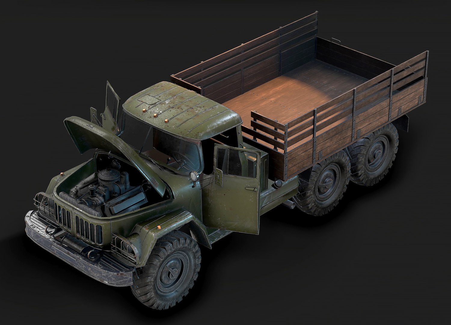 Zil 131 3D - TurboSquid 1248266