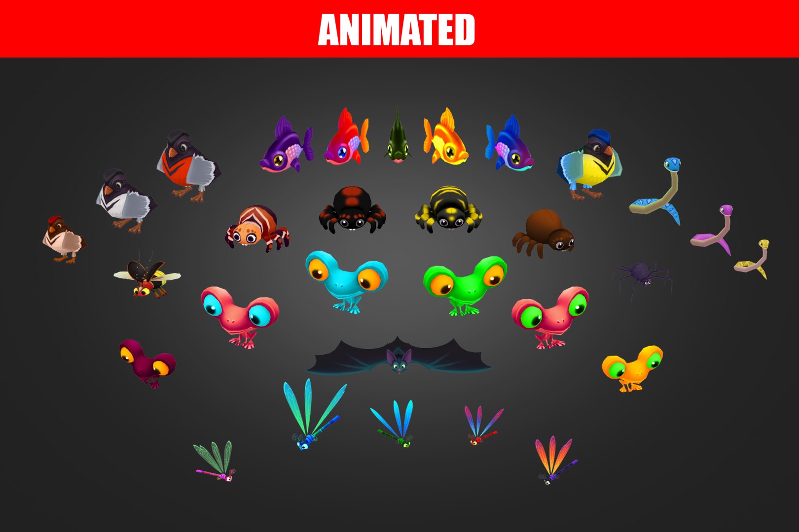 3D model spiders animations - TurboSquid 1634454