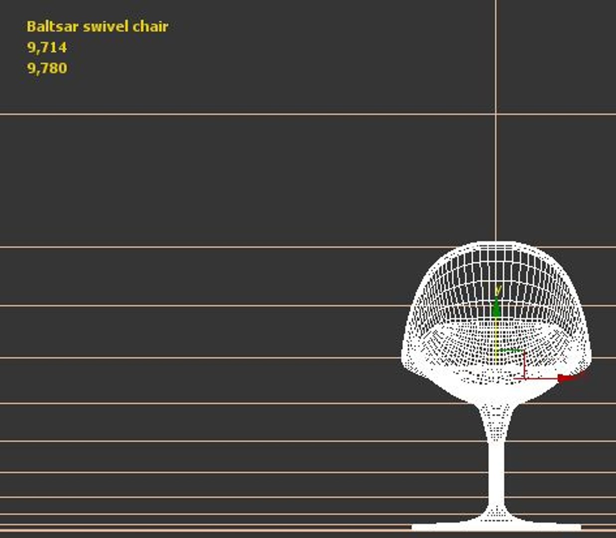 3D Ikea Baltsar Swivel Chair - TurboSquid 2001435