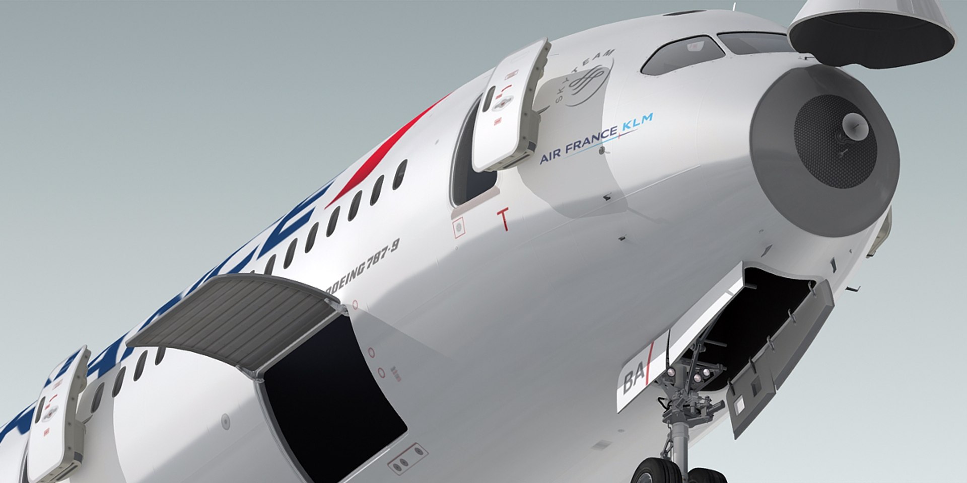 3d Boeing 787-9 Dreamliner Plane Model