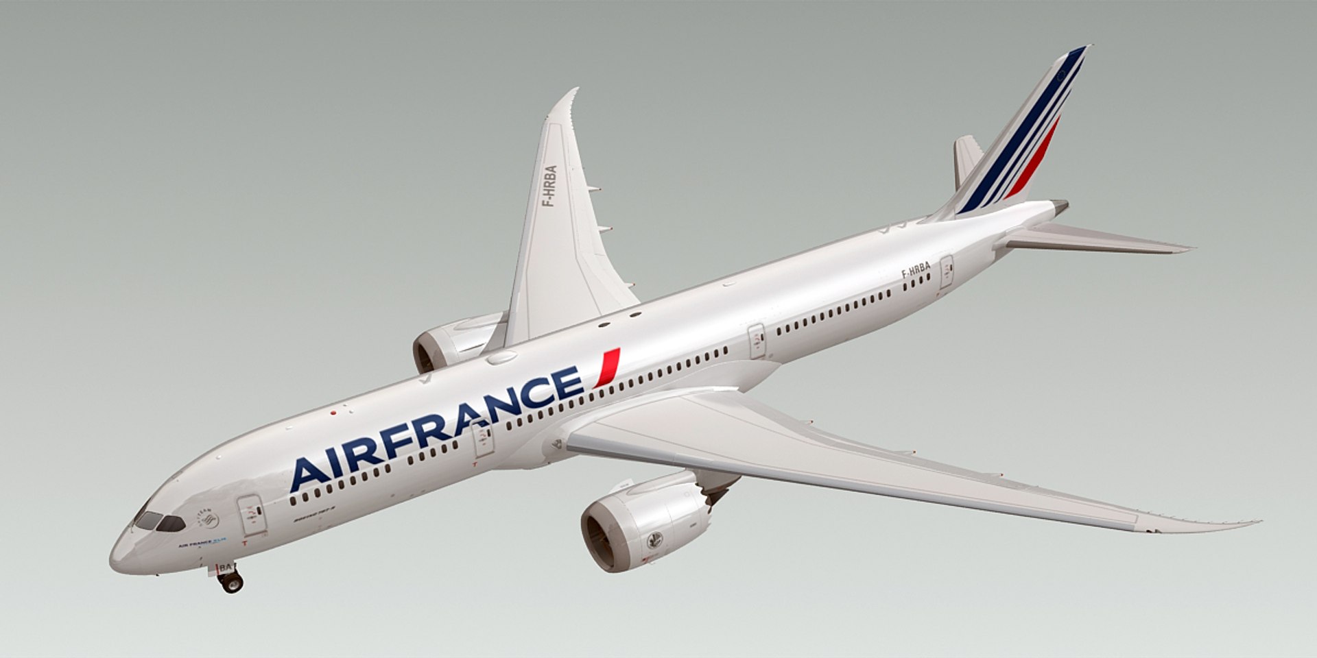 3d Boeing 787-9 Dreamliner Plane Model