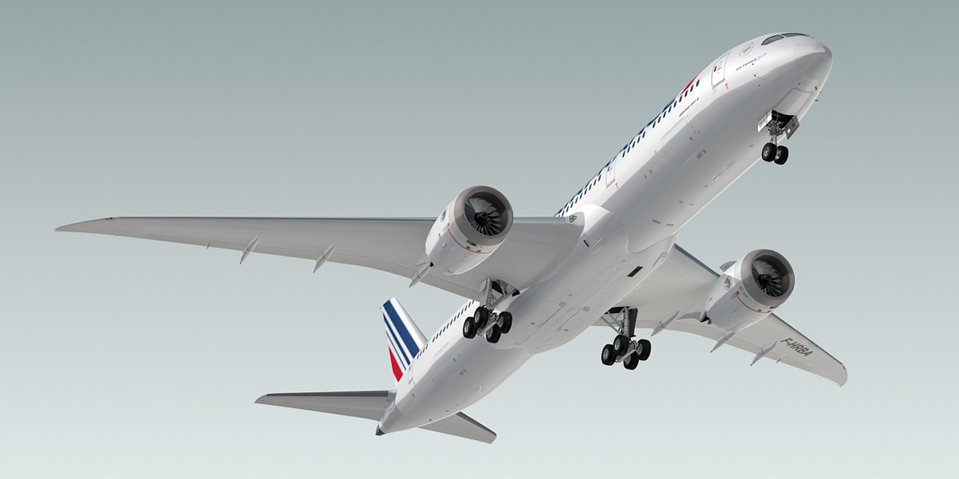 3d Boeing 787-9 Dreamliner Plane Model