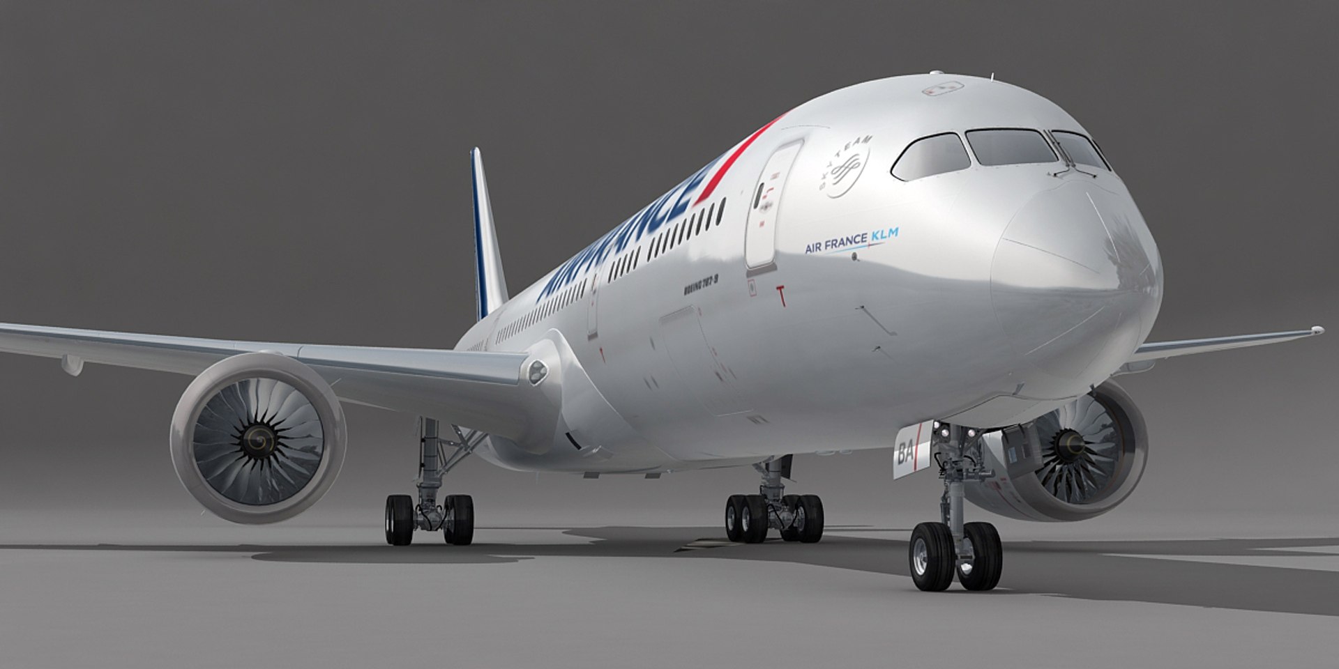 3d Boeing 787-9 Dreamliner Plane Model
