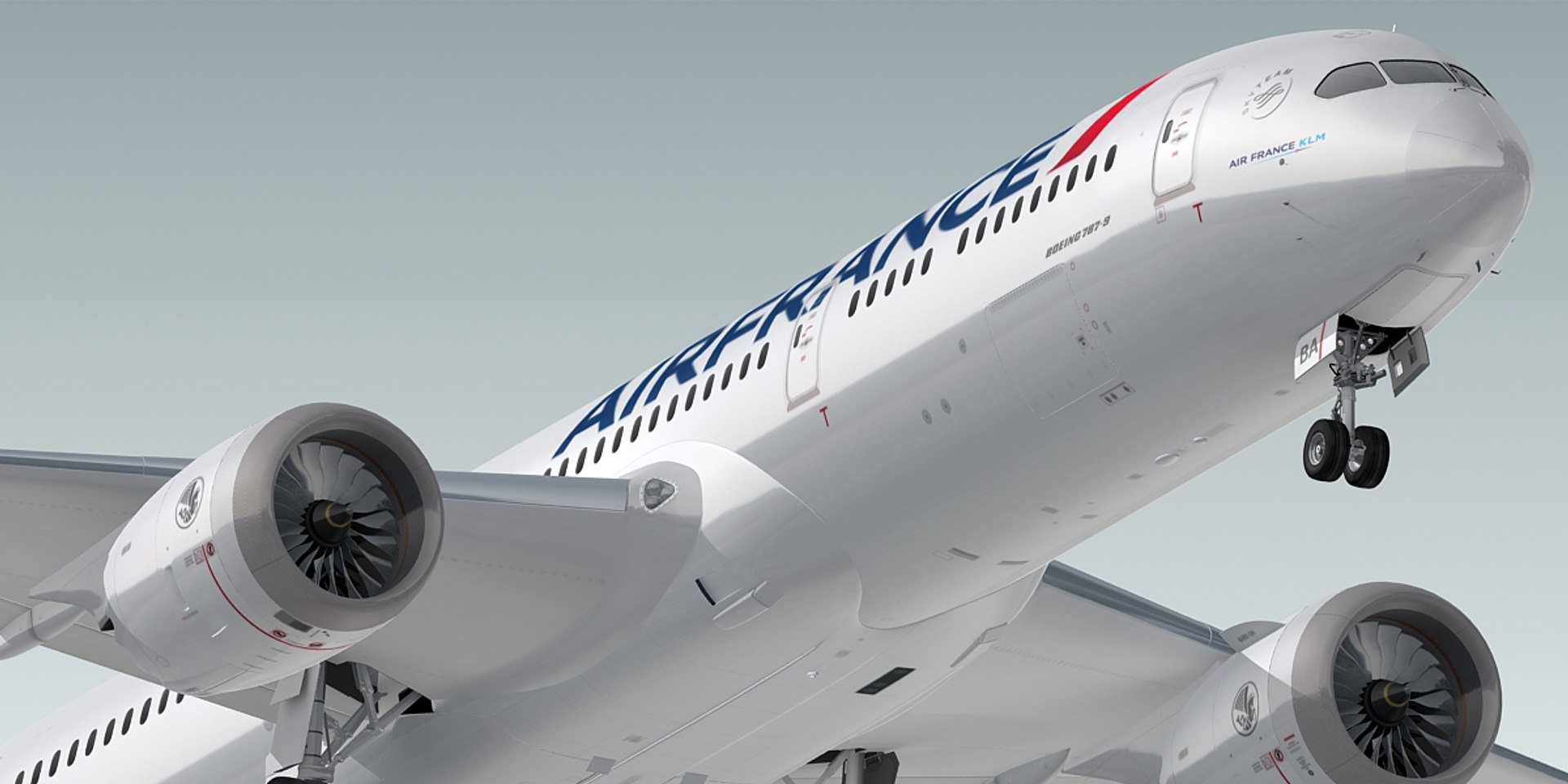 3d Boeing 787-9 Dreamliner Plane Model