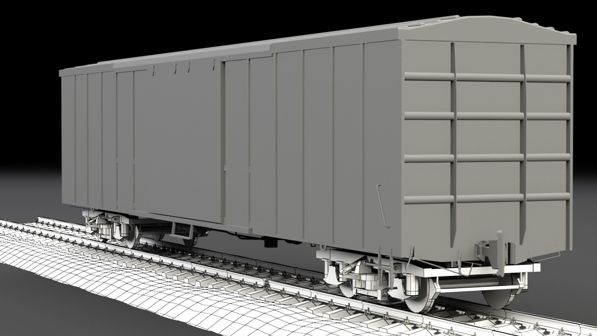Boxcar Cargo 3D Model - TurboSquid 1352472