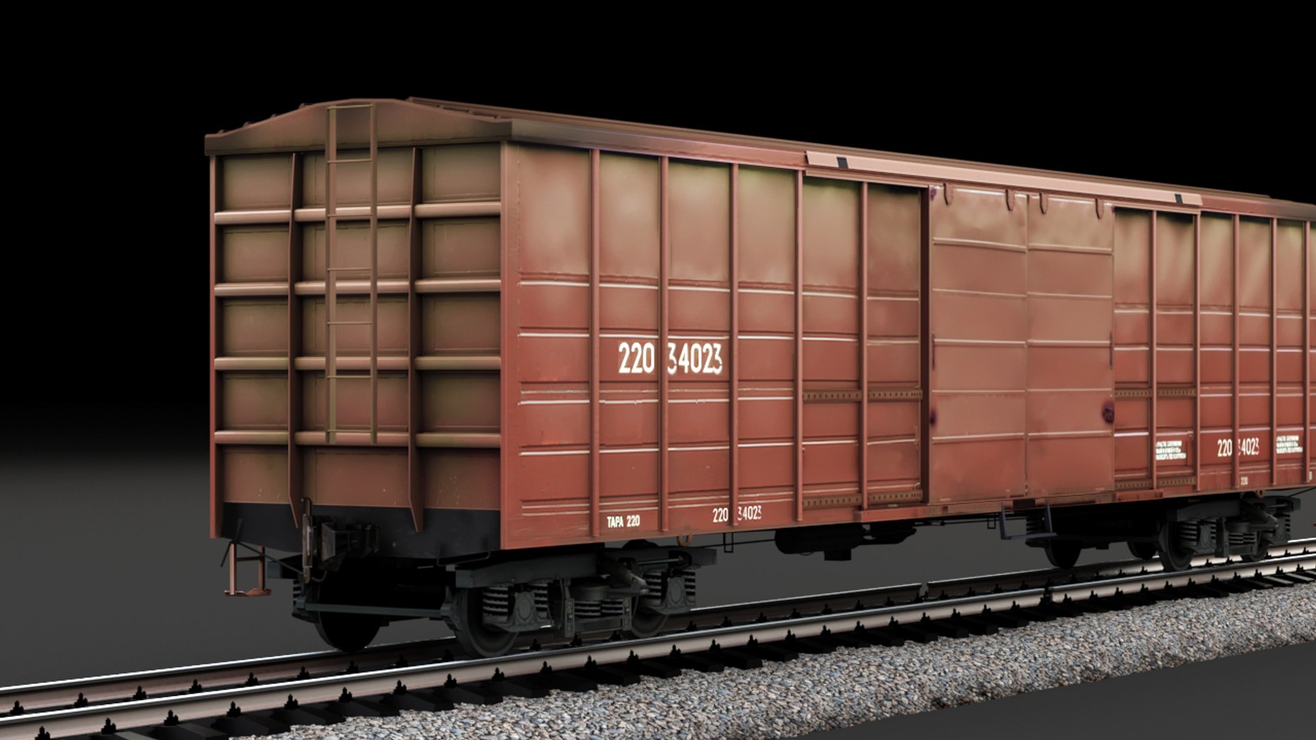 Boxcar Cargo 3D Model - TurboSquid 1352472