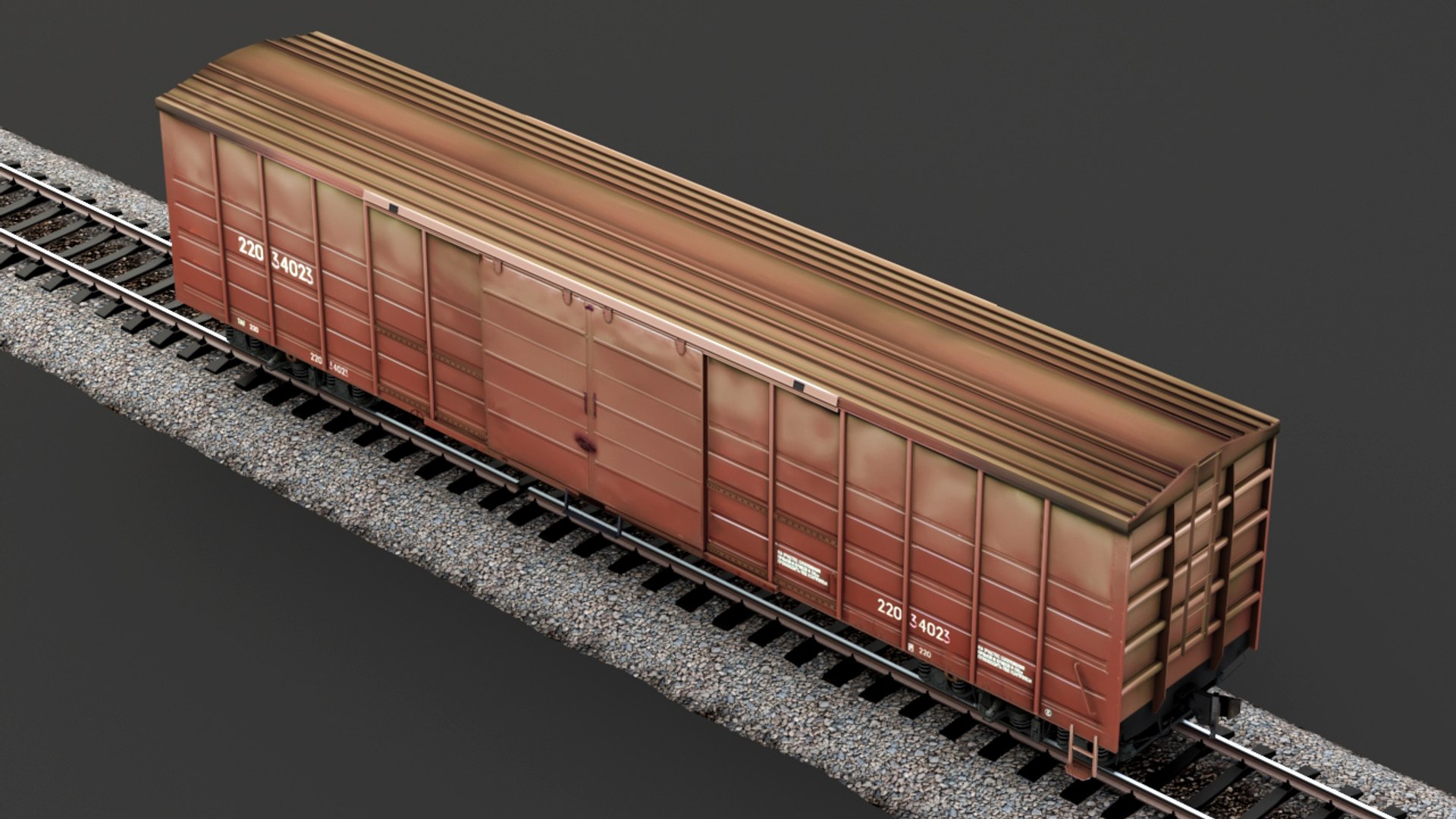 Boxcar Cargo 3D Model - TurboSquid 1352472