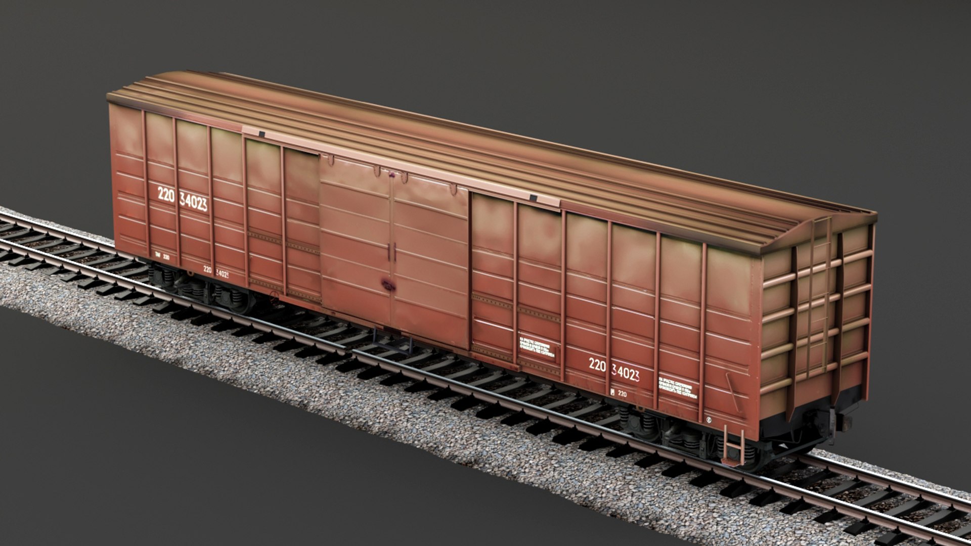 Boxcar Cargo 3D Model - TurboSquid 1352472