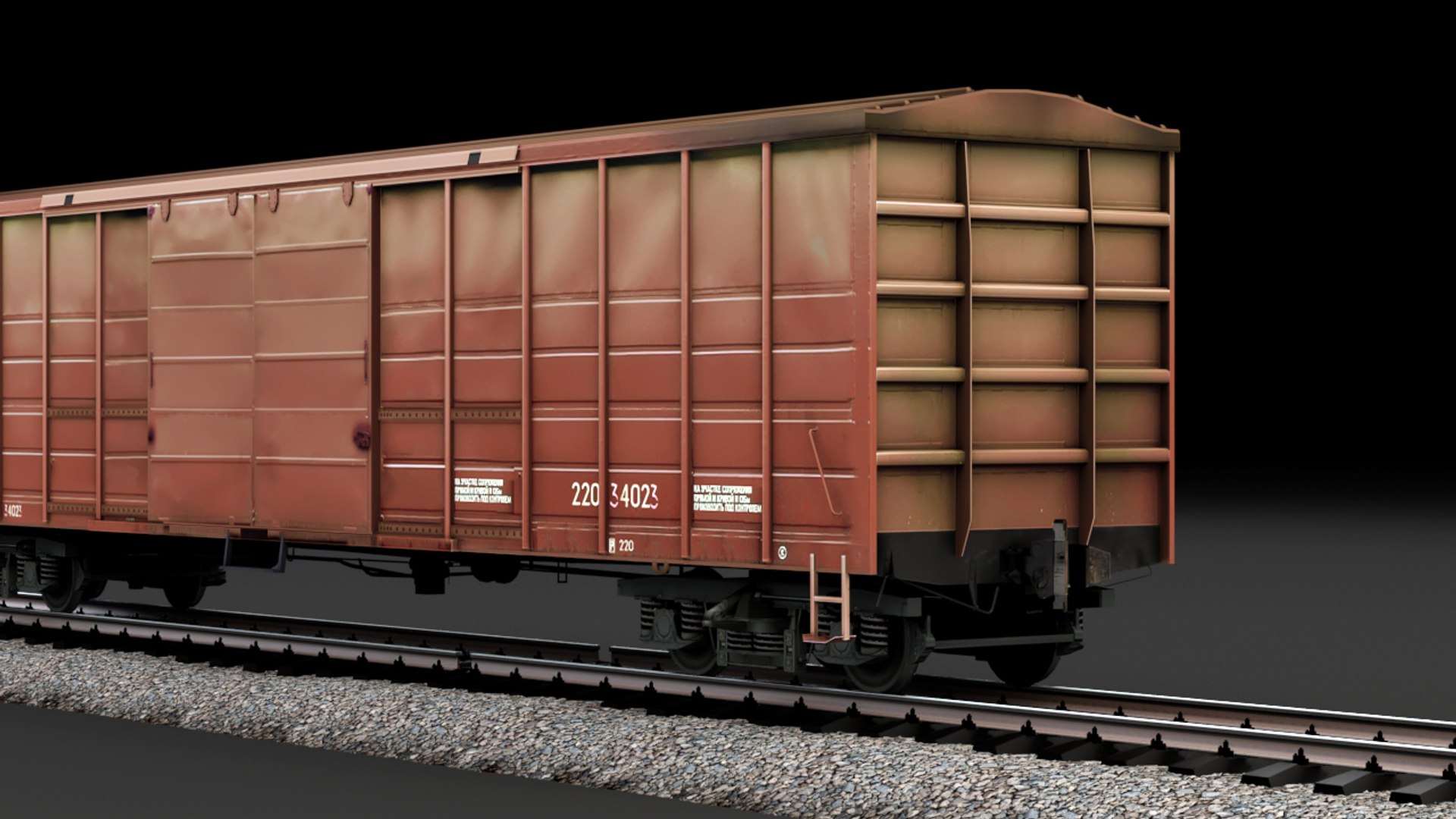 Boxcar Cargo 3D Model - TurboSquid 1352472