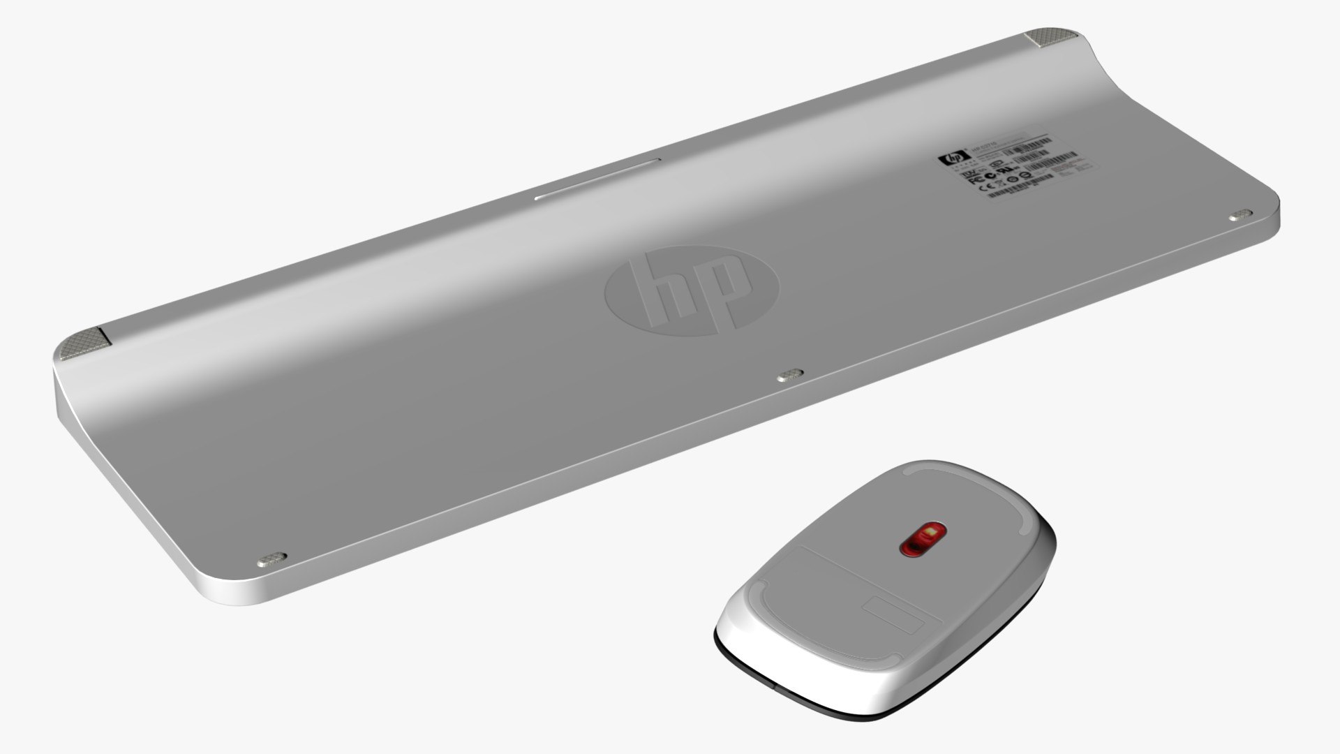 3d Obj Hp Keyboard Mouse