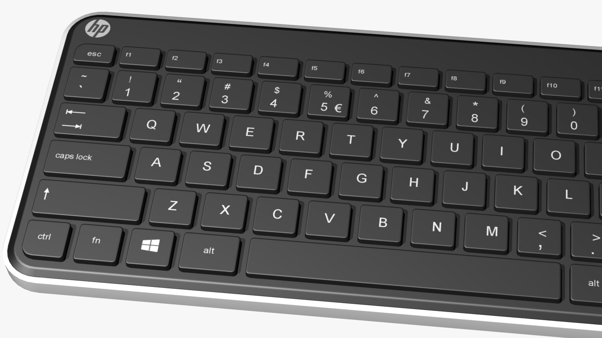 3d Obj Hp Keyboard Mouse