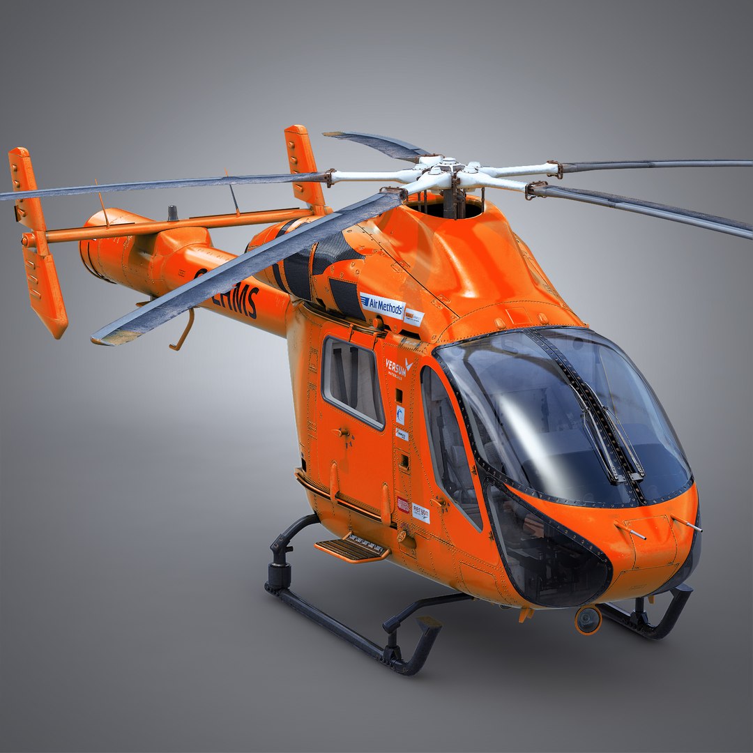 3d Model Md902 Explorer Aircraft