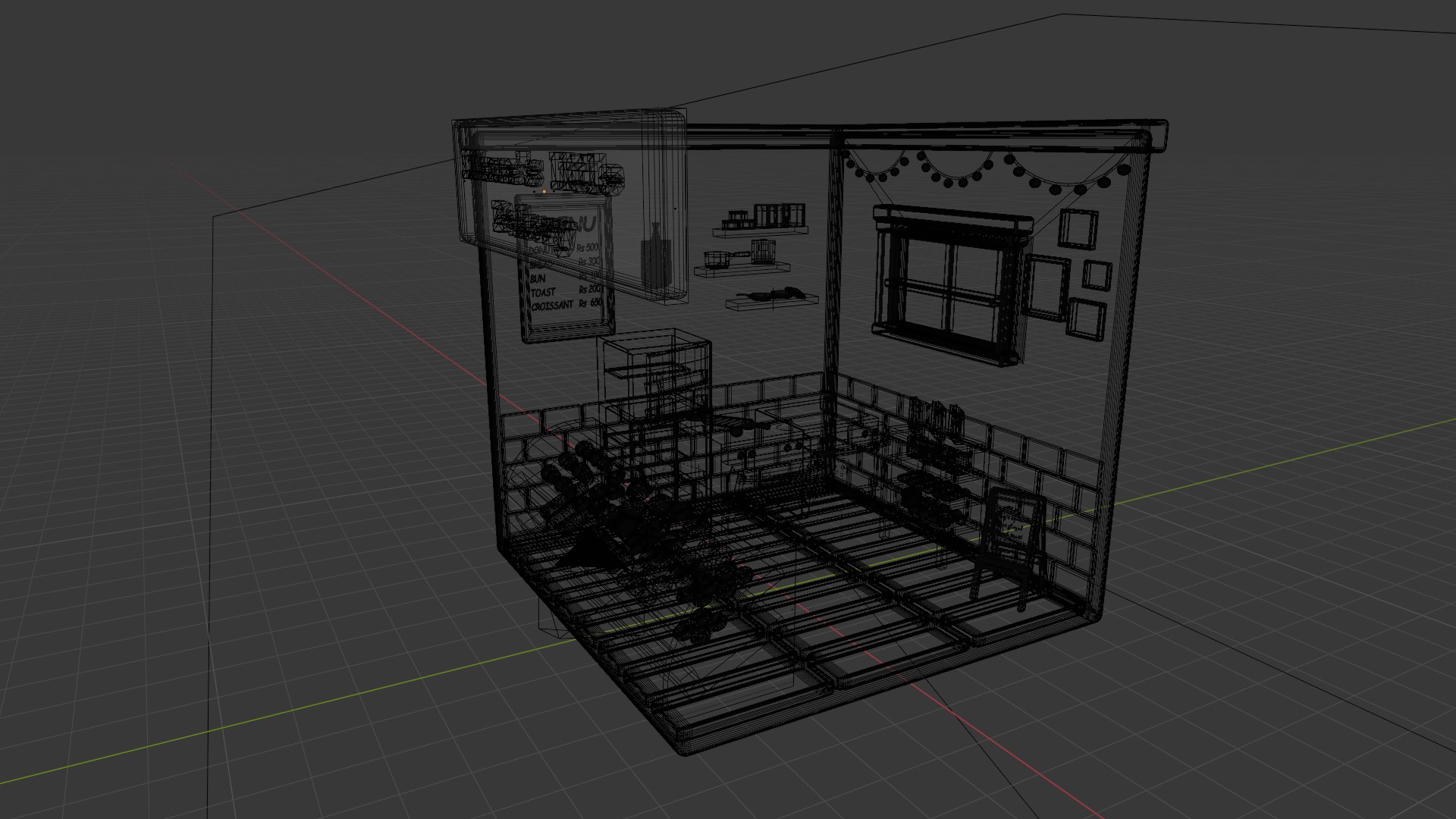 3D Isometric Low-Poly Bakery Interior 3D Model - TurboSquid 2297477