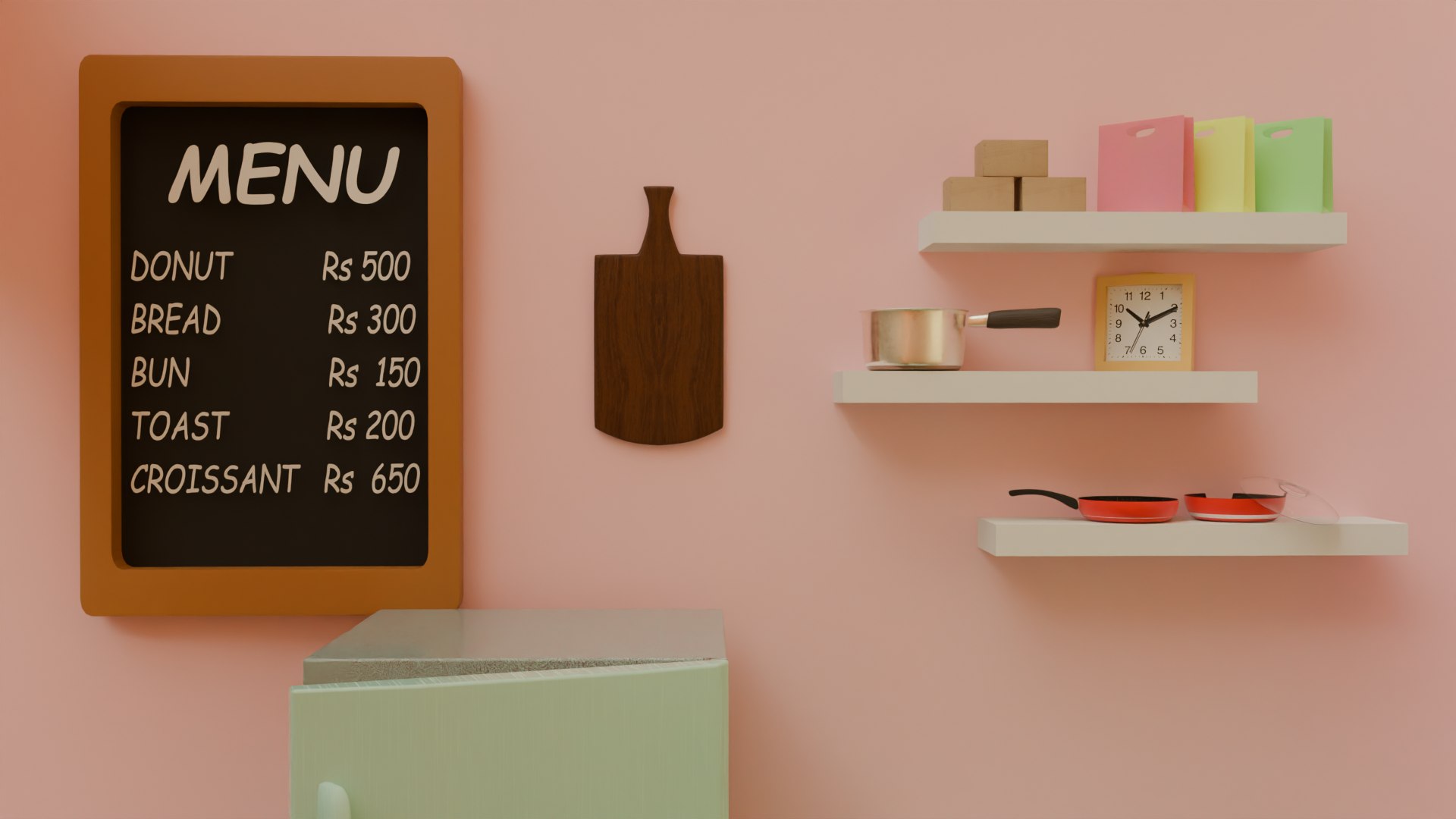 3D Isometric Low-Poly Bakery Interior 3D Model - TurboSquid 2297477