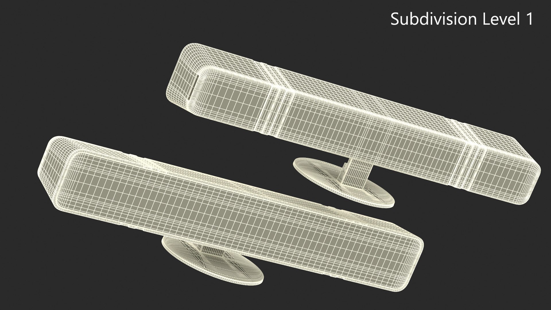 3D Model Horizontal Dynamic RGB Light Bar - TurboSquid 2202684