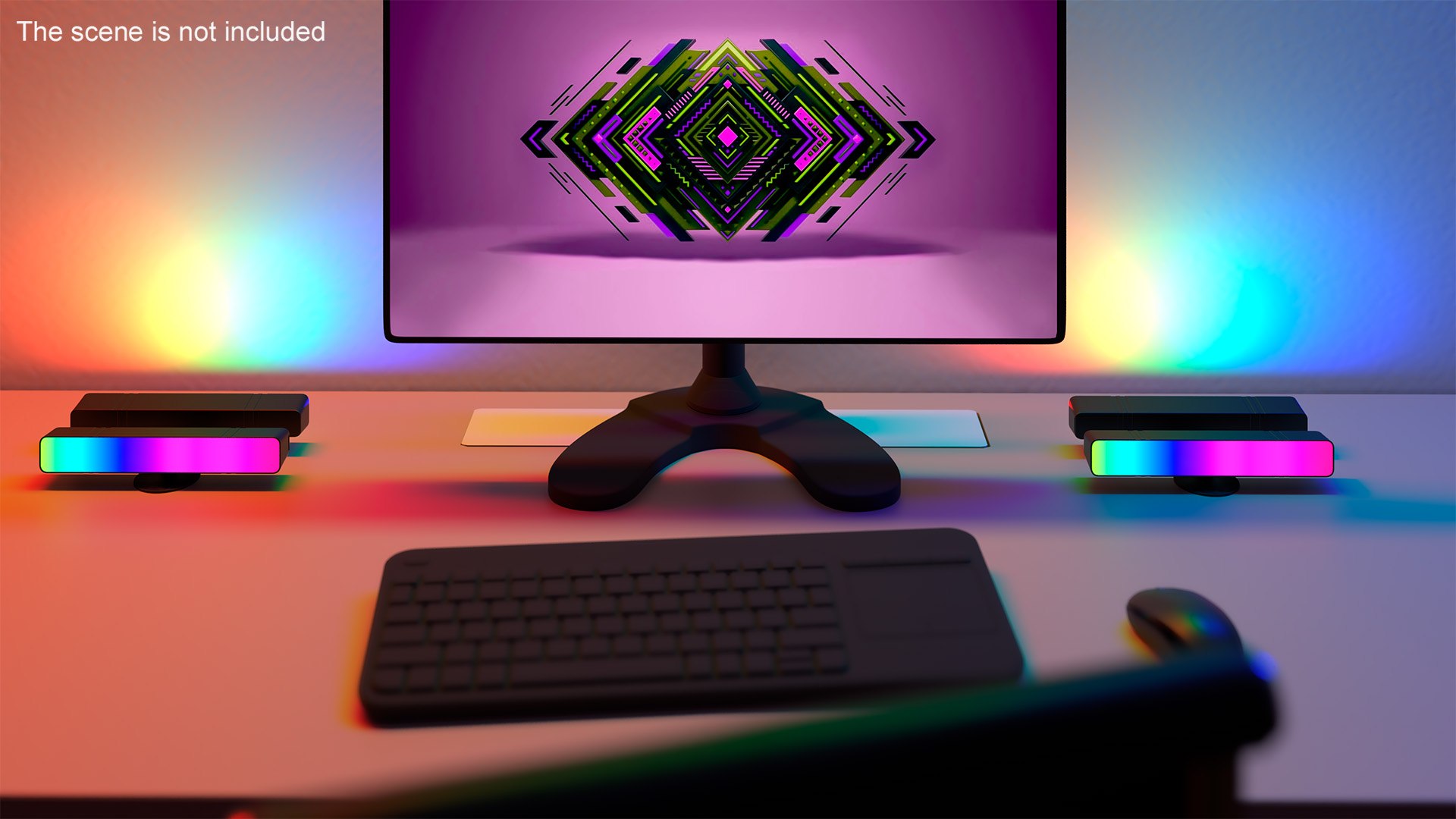 3D Model Horizontal Dynamic RGB Light Bar - TurboSquid 2202684