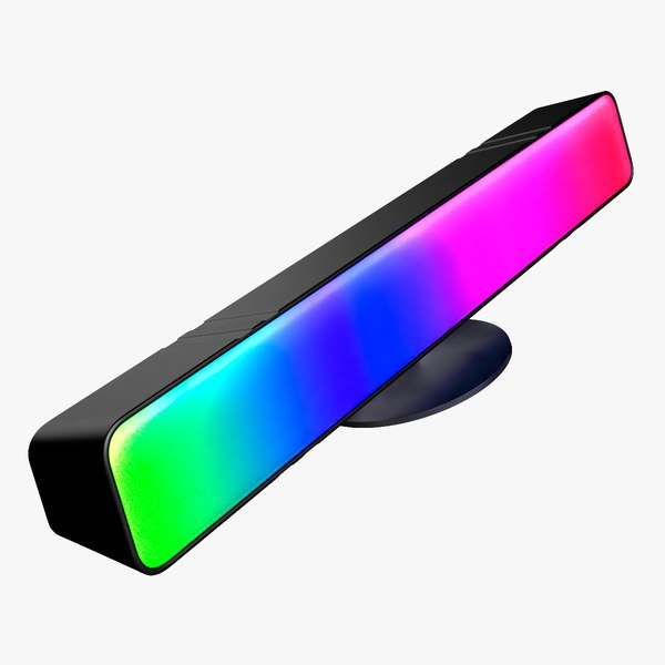 modelo 3d Barra de luz RGB dinámica horizontal - TurboSquid 2202684