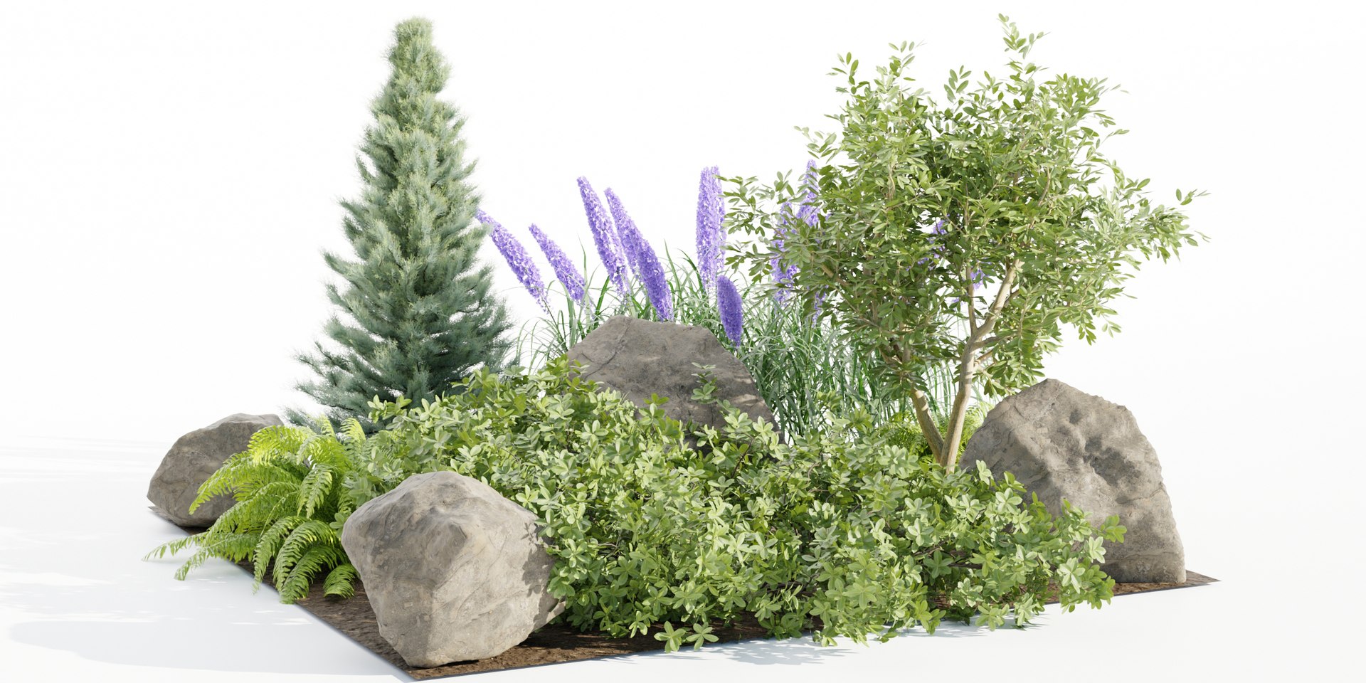 Outdoor Garden Plants Collection Vol 69-Blender 3D - TurboSquid 2124625
