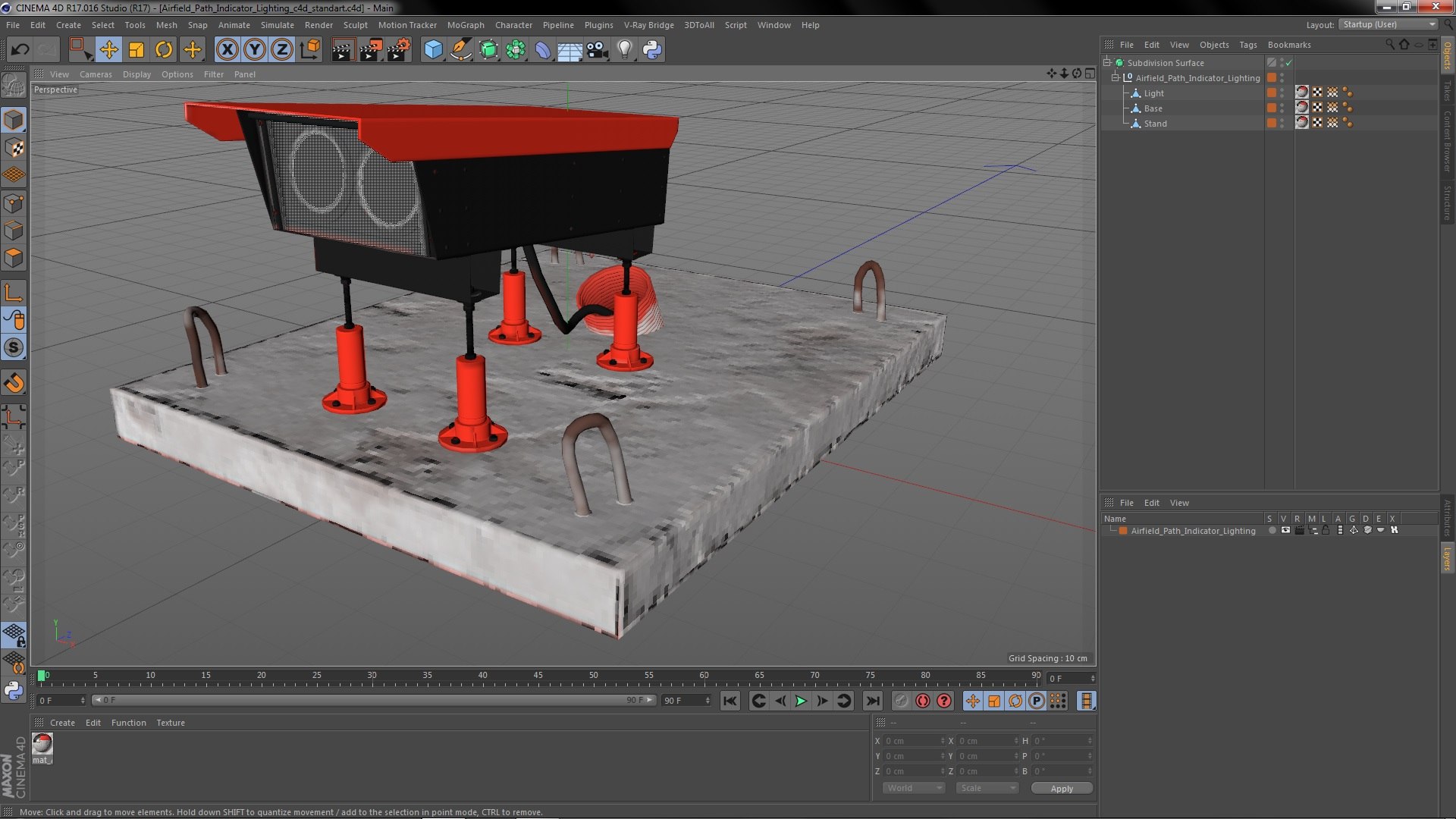 Airfield Path Indicator Lighting 3D Model - TurboSquid 2058173