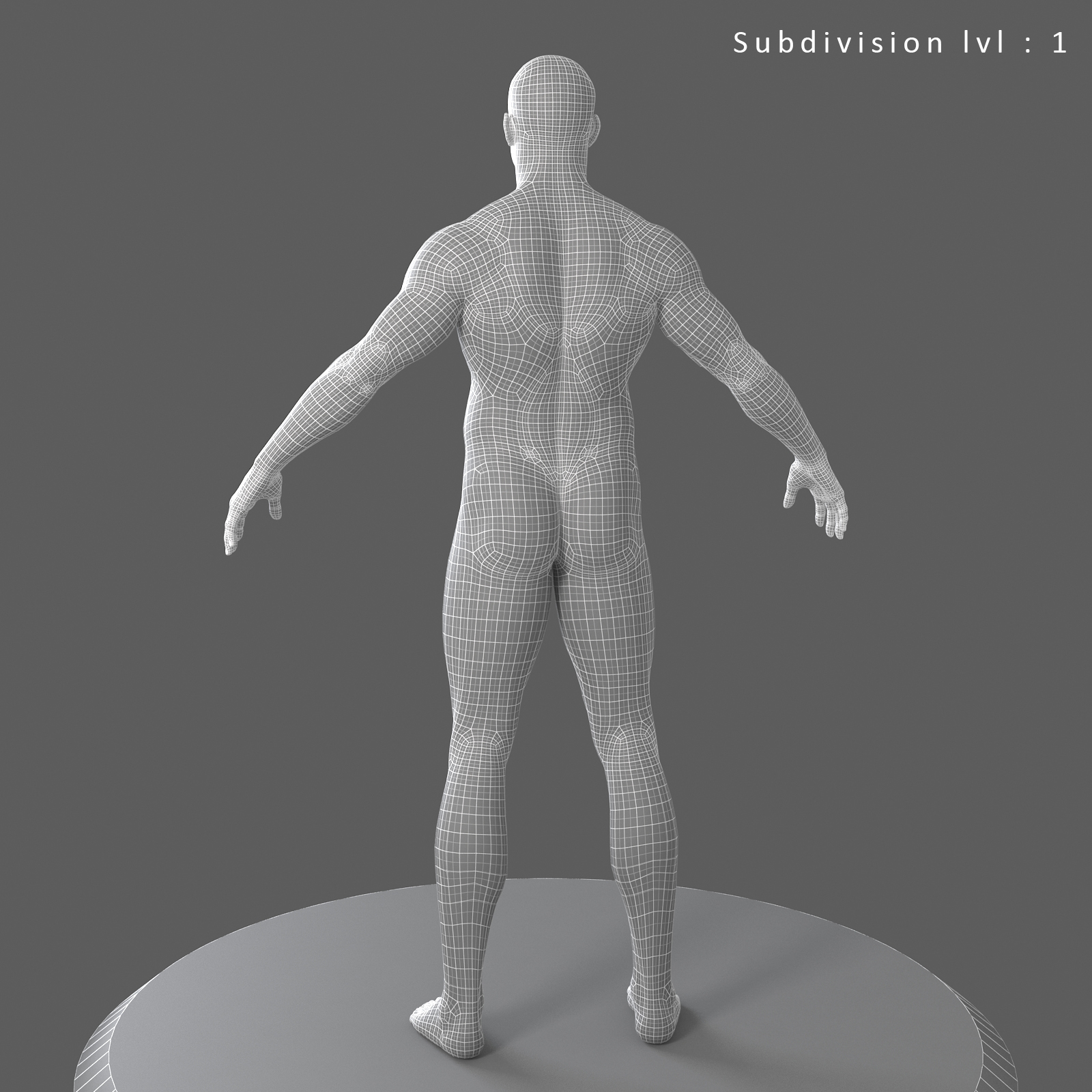 Photorealistic male body realistic head model | 1142050 | TurboSquid