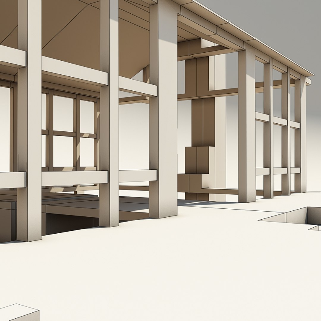 Complex Structure 3d Model