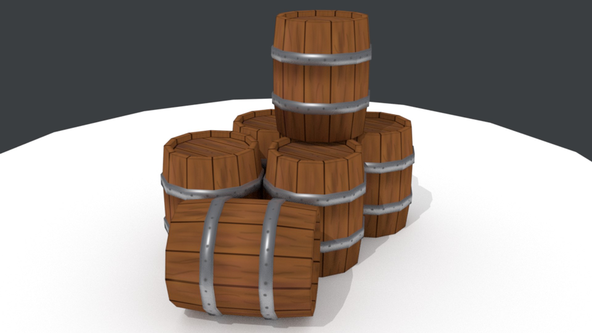 Barrel Asset 3D Model - TurboSquid 1340575