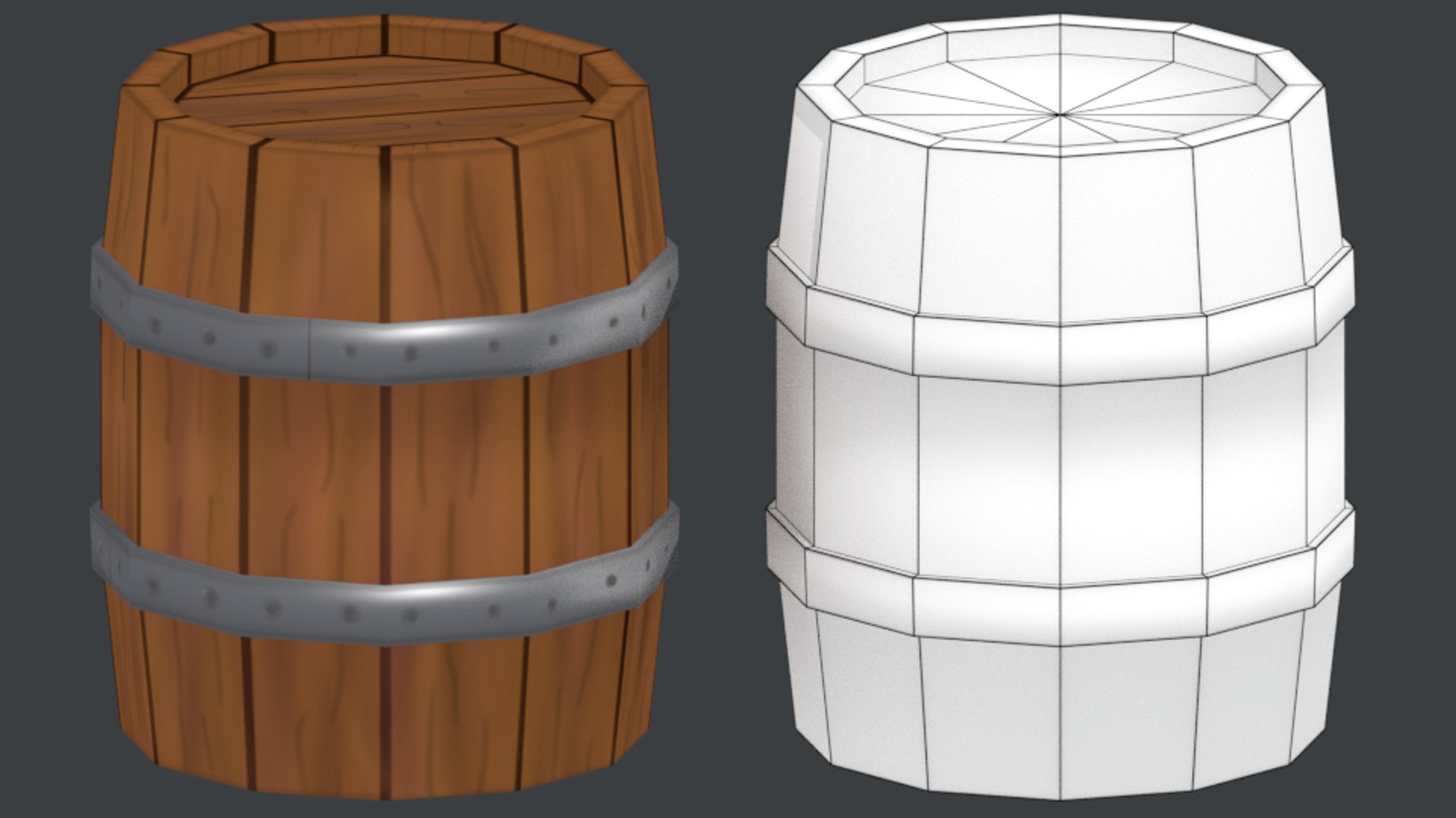 Barrel Asset 3D Model - TurboSquid 1340575