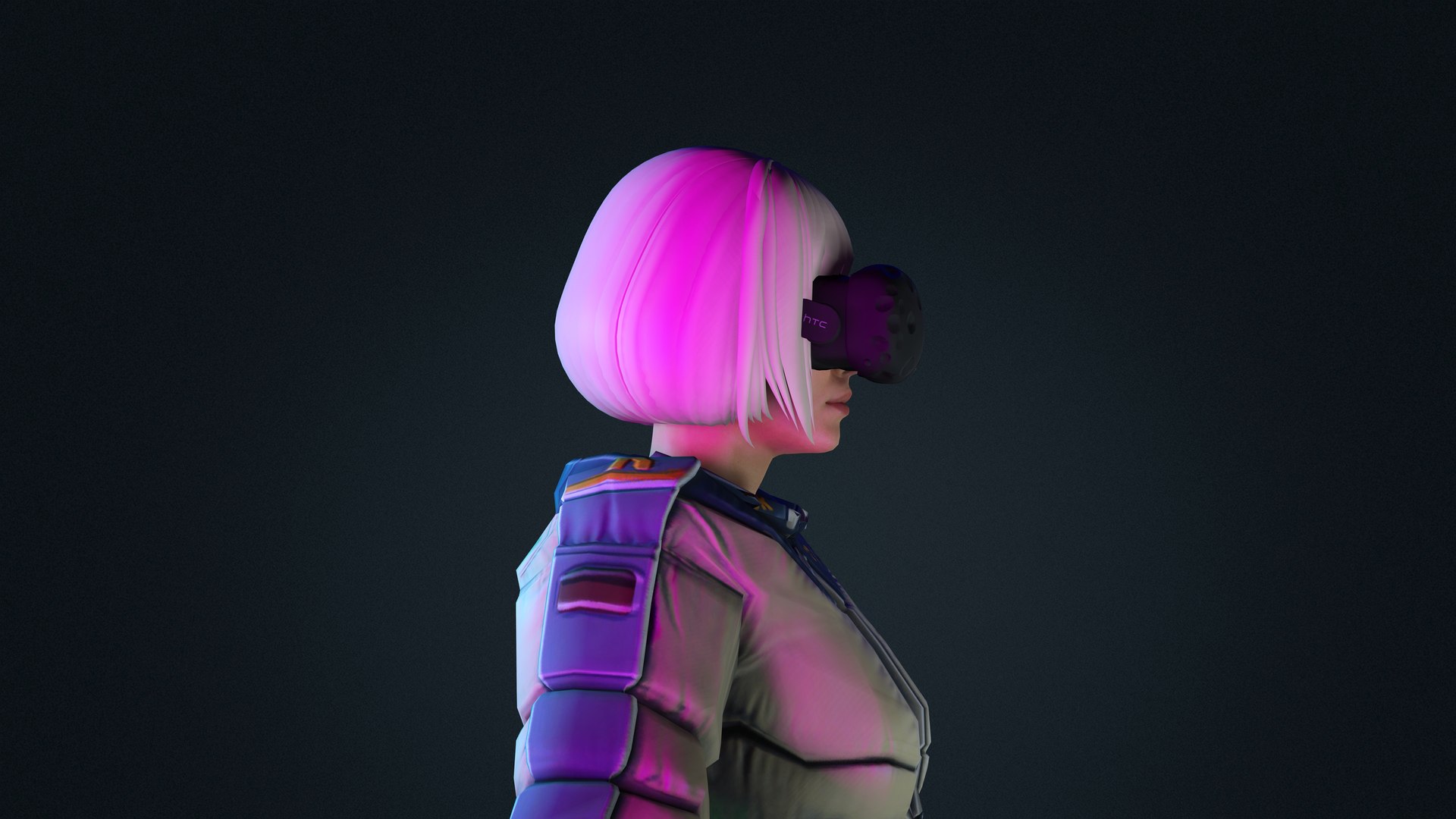 3D VR Girl - TurboSquid 2205184