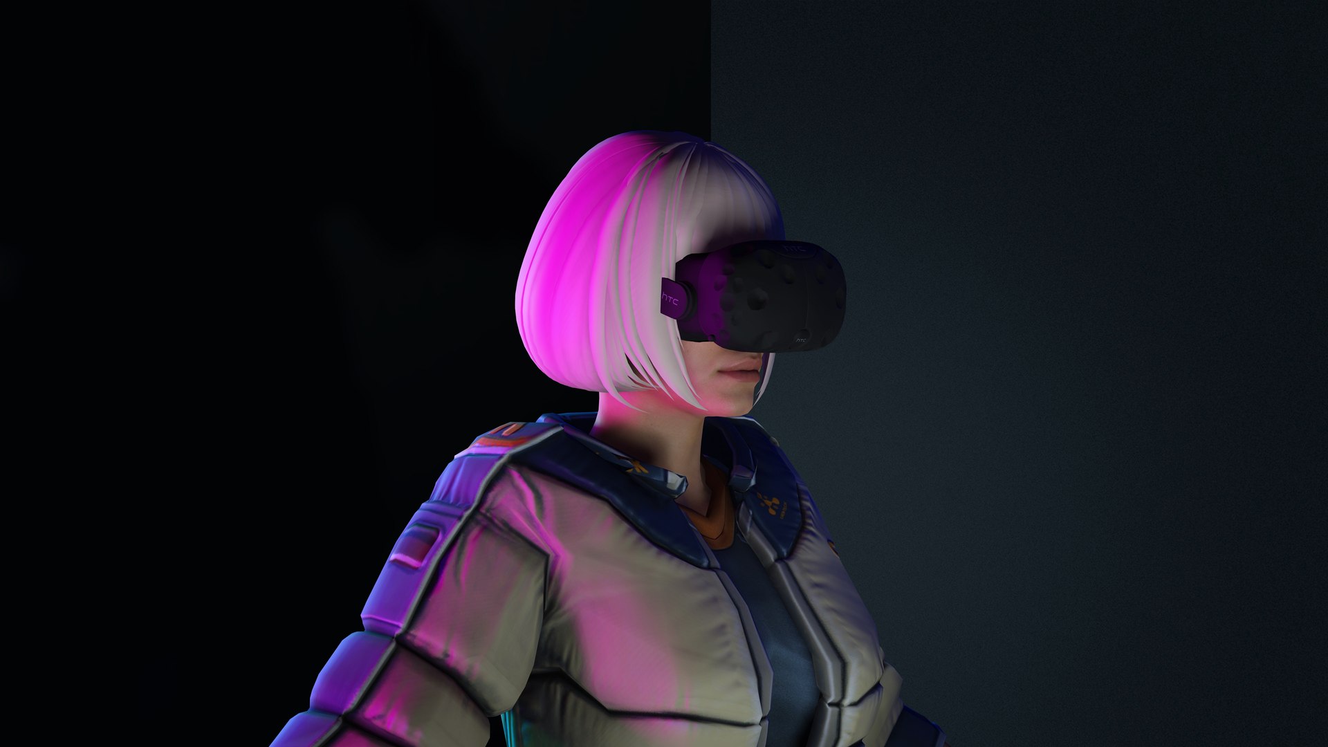 3D VR Girl - TurboSquid 2205184