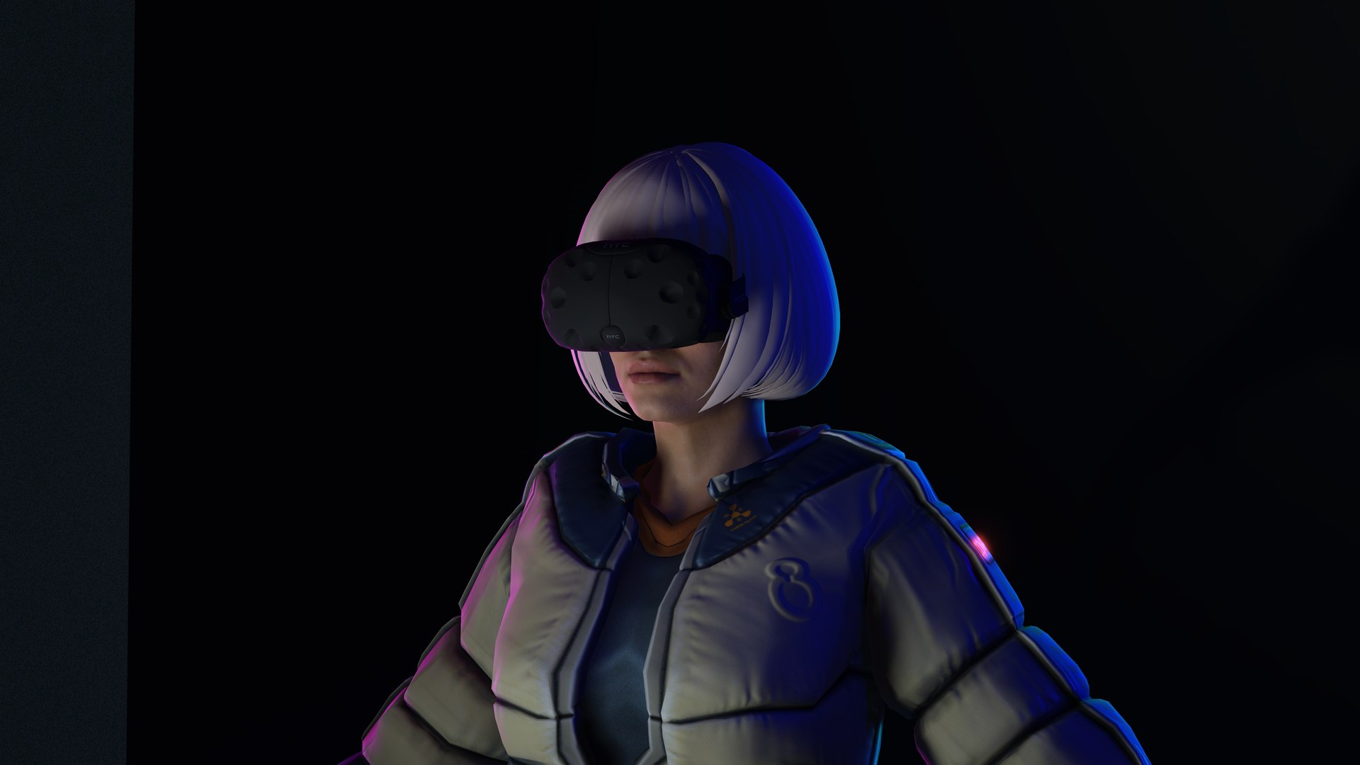 3D VR Girl - TurboSquid 2205184