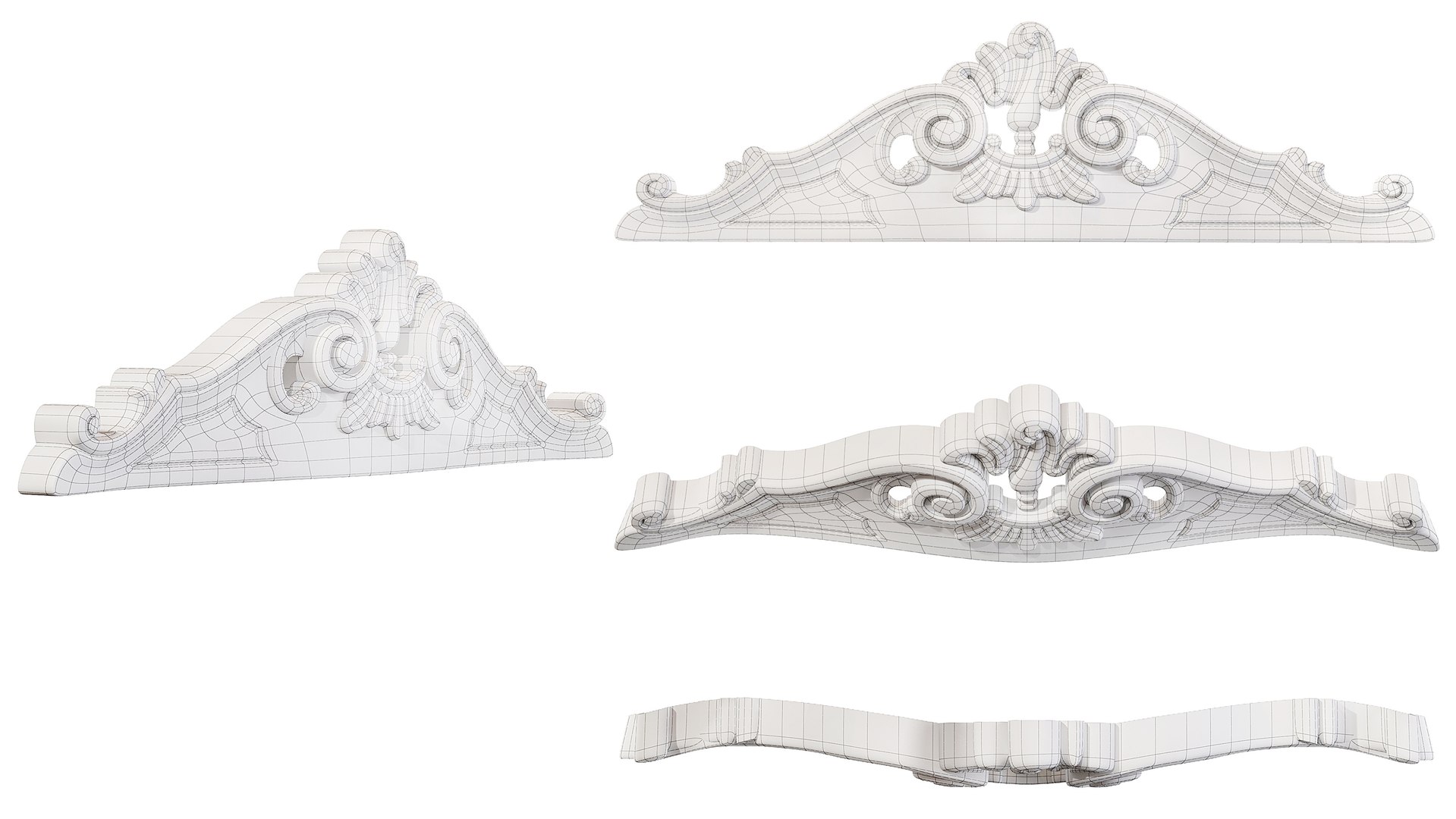 Classic Carved 163 Model - TurboSquid 1909670