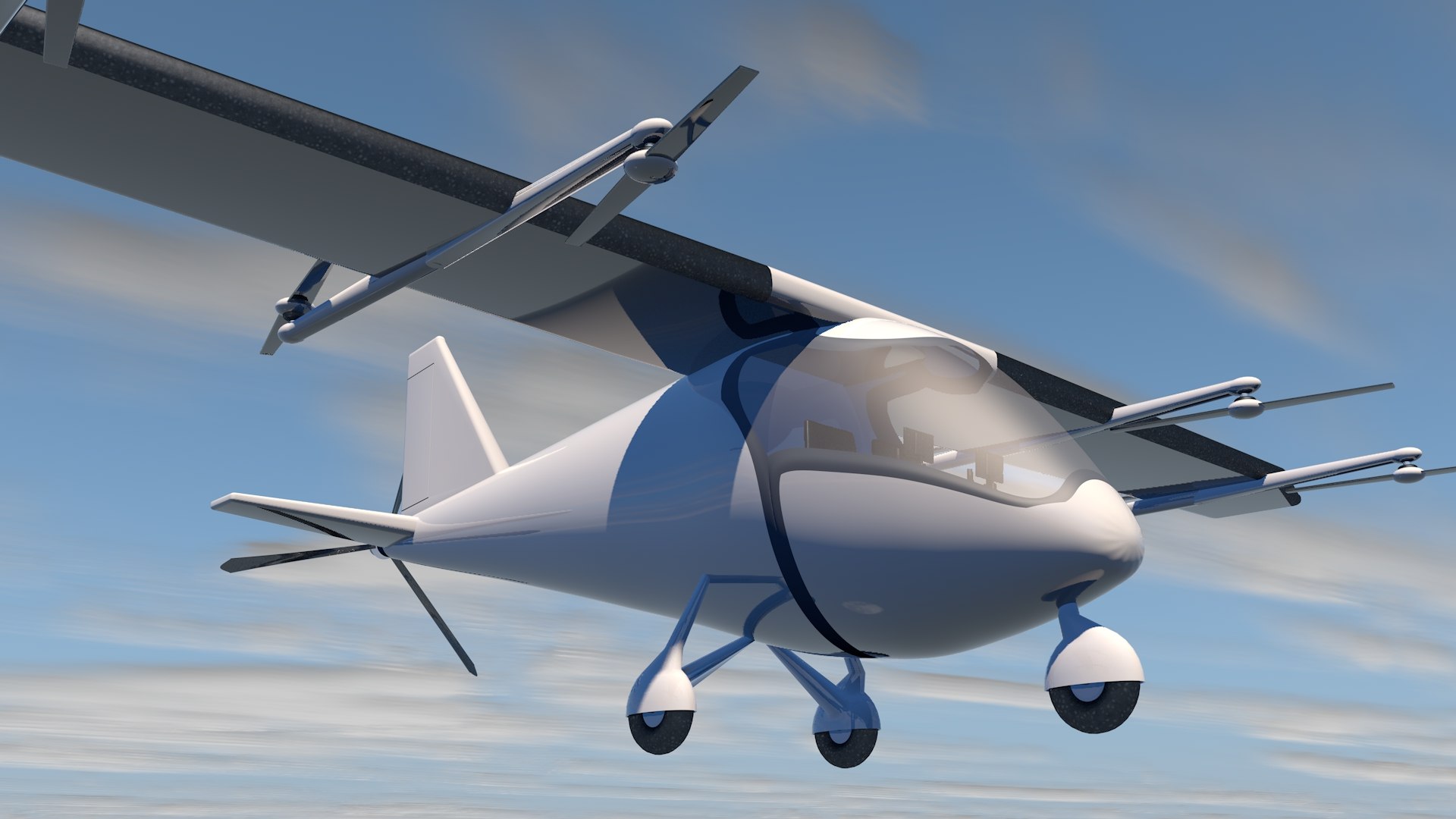 3D Electric Propelled aircraft Model - TurboSquid 1718499