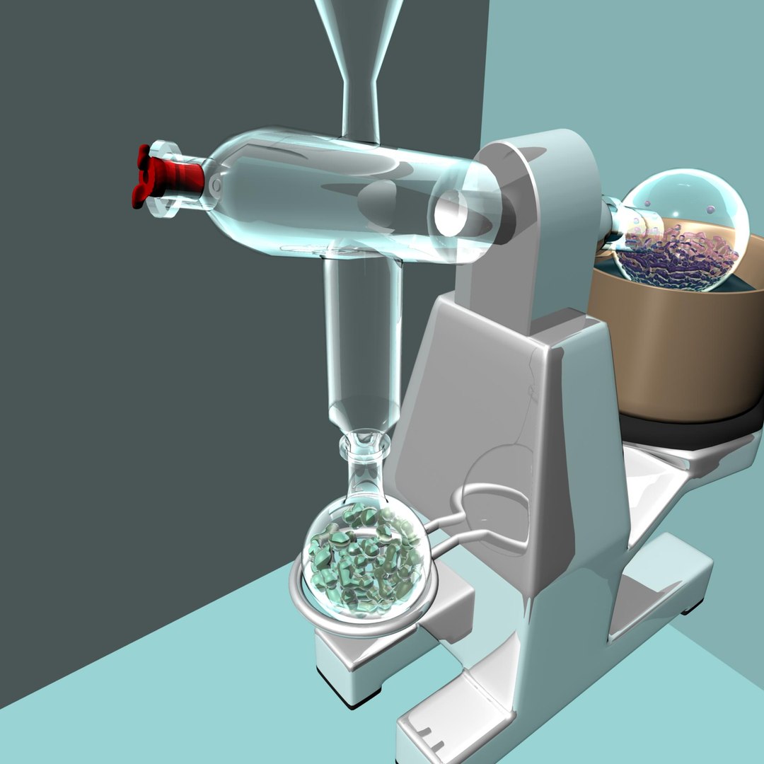 3d Model Rotavapor Lab