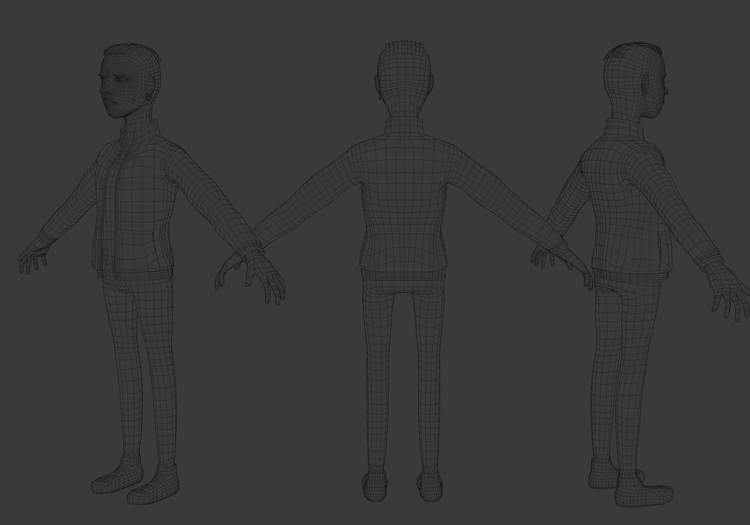 Male College Stundent 3D Model - TurboSquid 1891738