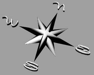 Download Free & Premium Compass Rose 3D Models | TurboSquid