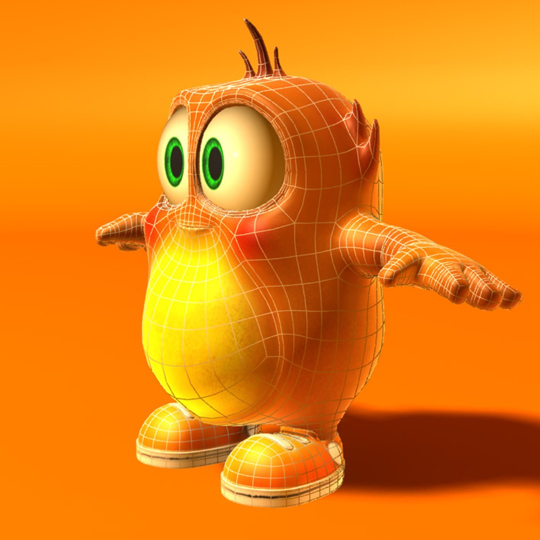 3d Toon Character Model